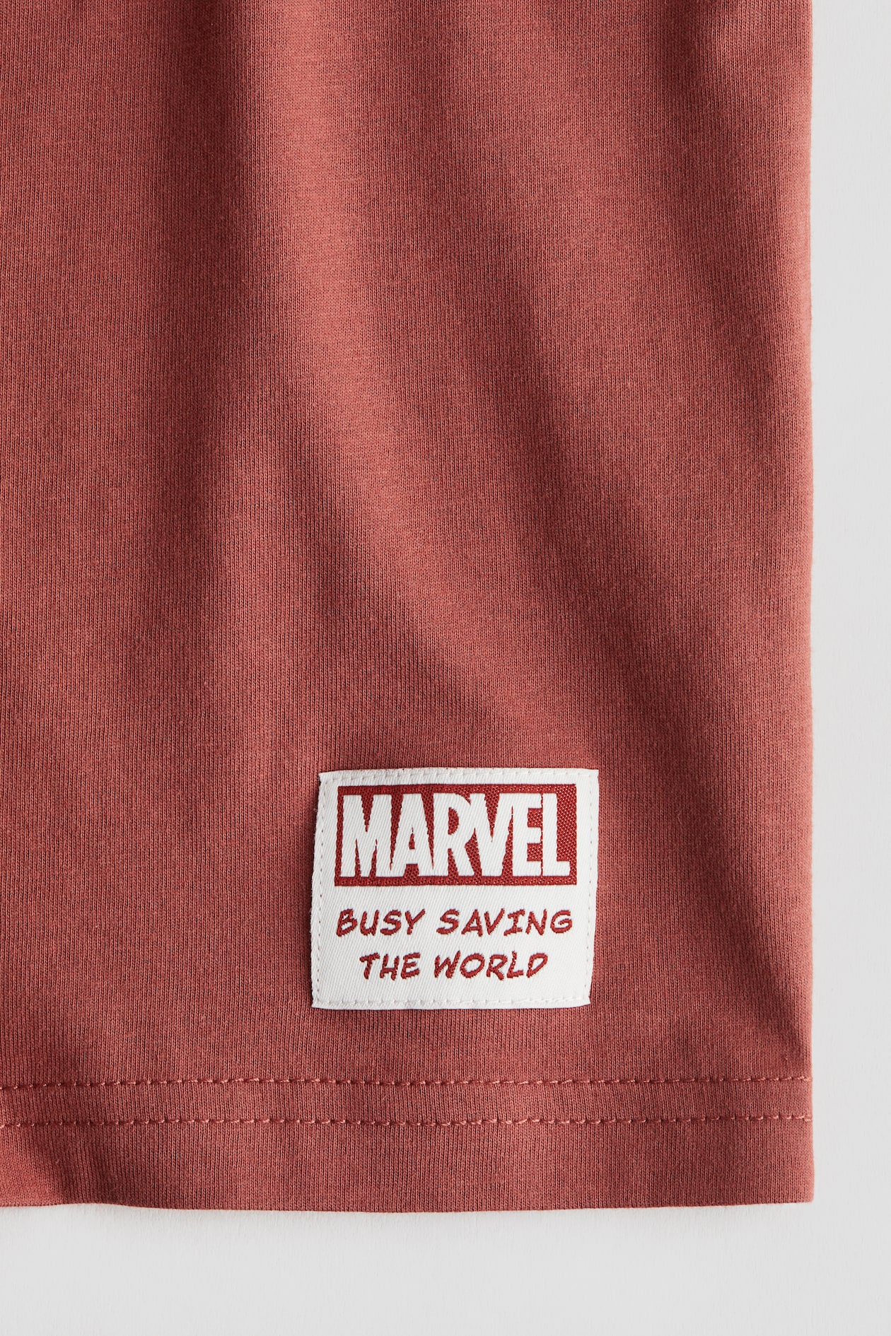 Oversized Printed T-Shirt - Dusty red/Spider-Man - Kids | H&M US
