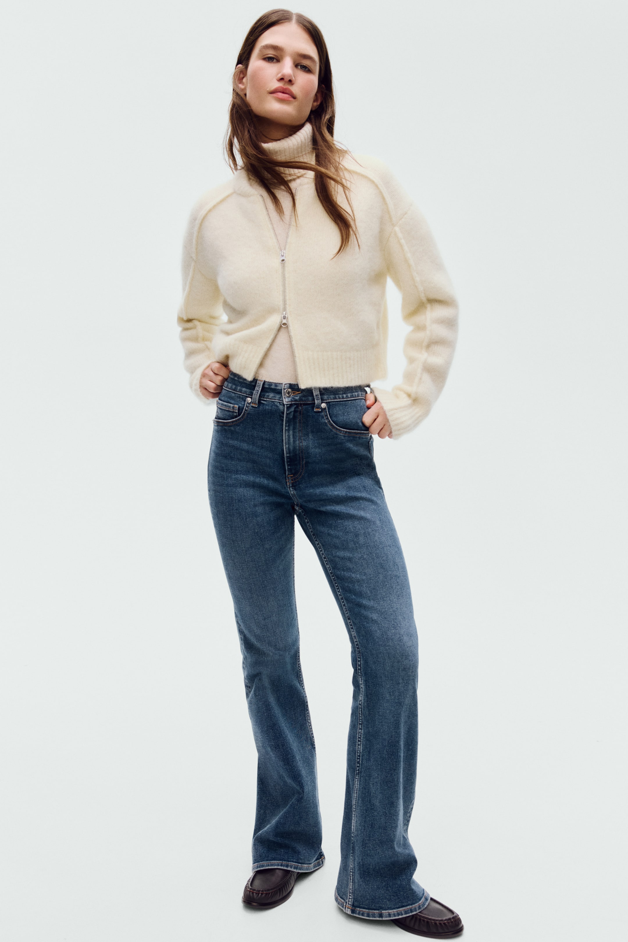 Flared High Jeans - Blu denim - DONNA | H&M IT