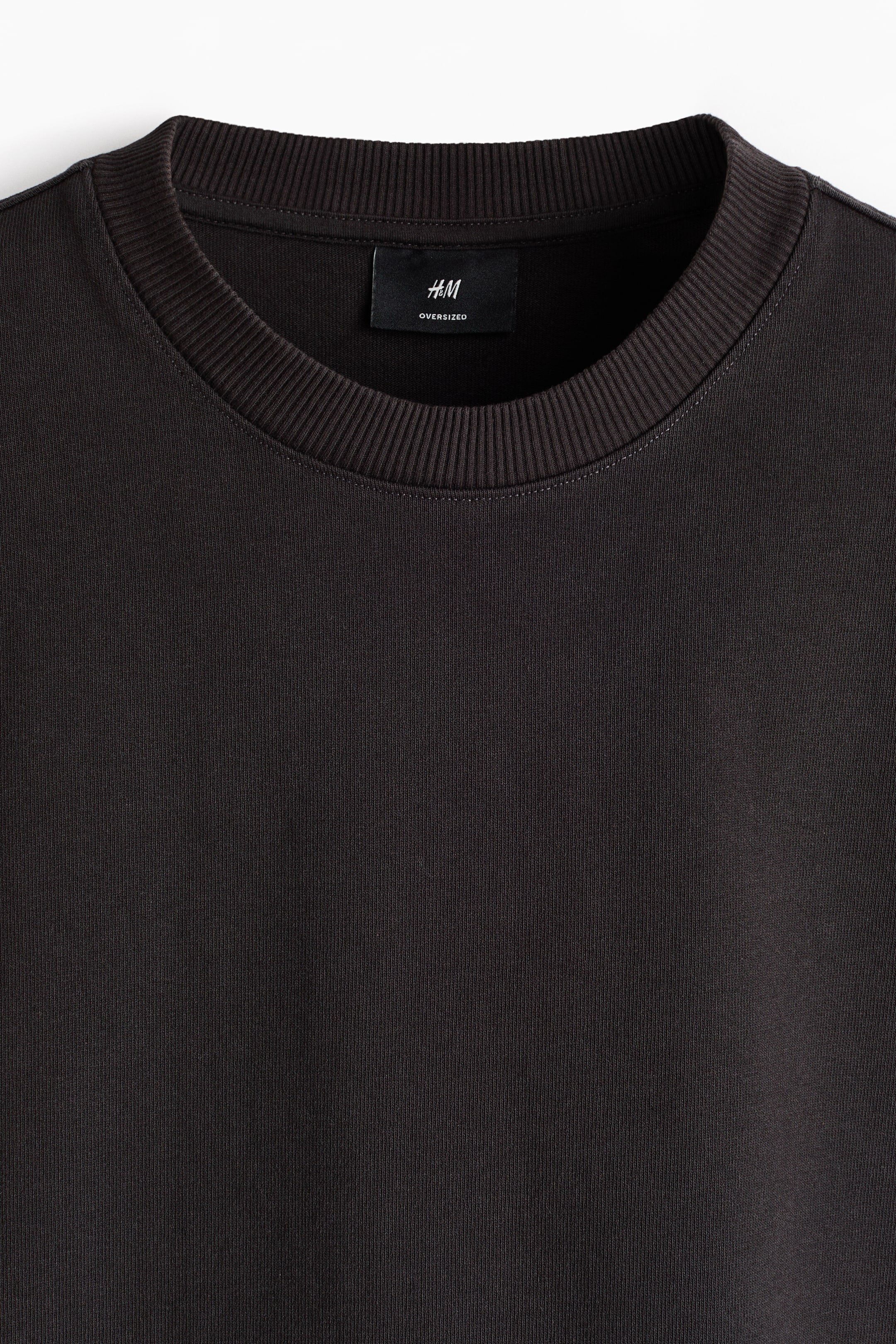 Oversized Fit Boxy-style t-shirt - Dark brown - Men | H&M SG