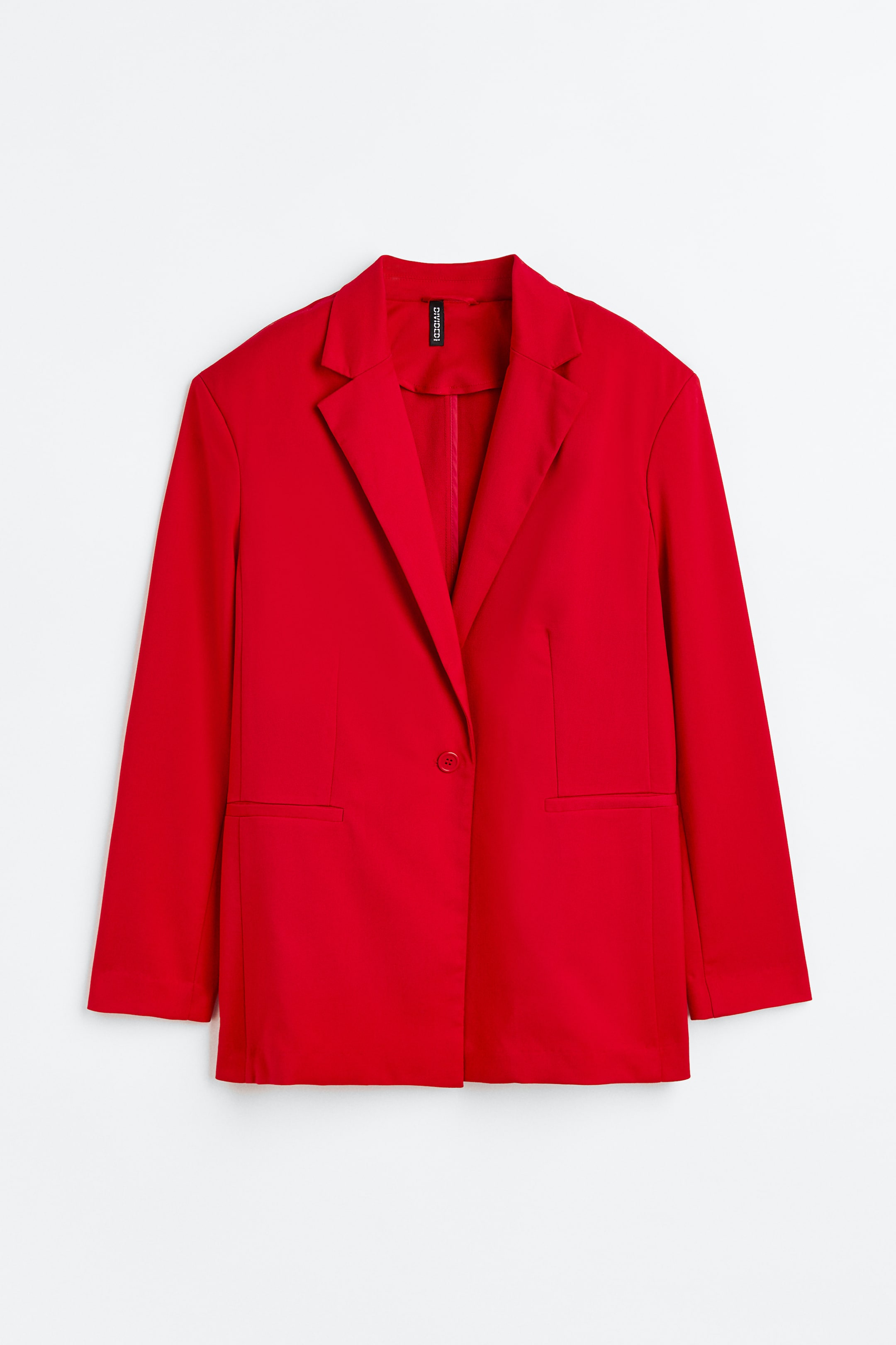 Veste grande taille en sergé - Rouge - FEMME | H&M CA