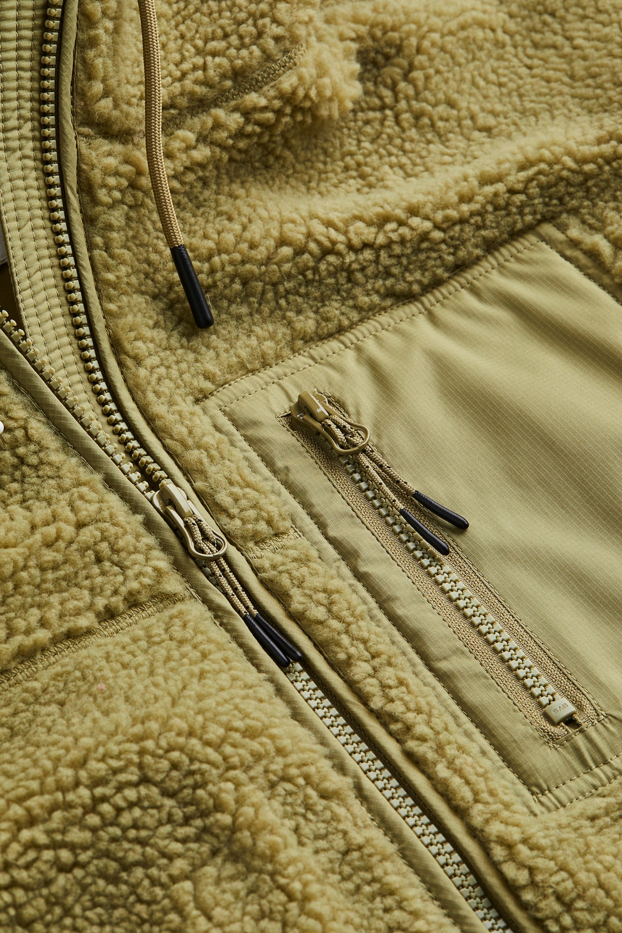 Teddy jack - Lange mouwen - Normale lengte - Olijfgroen - DAMES | H&M NL