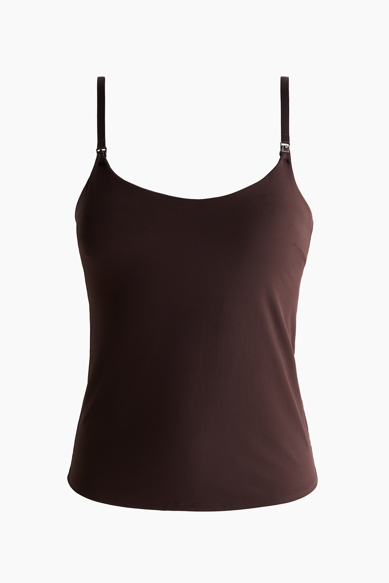 MAMA Top de lactancia con copas acolchadas - Marrón - MUJER | H&M ES