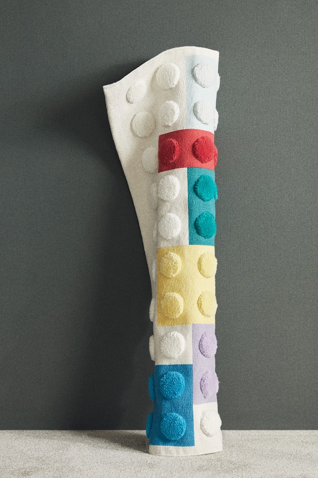Canvas rug - White/LEGO - Home All | H&M GB