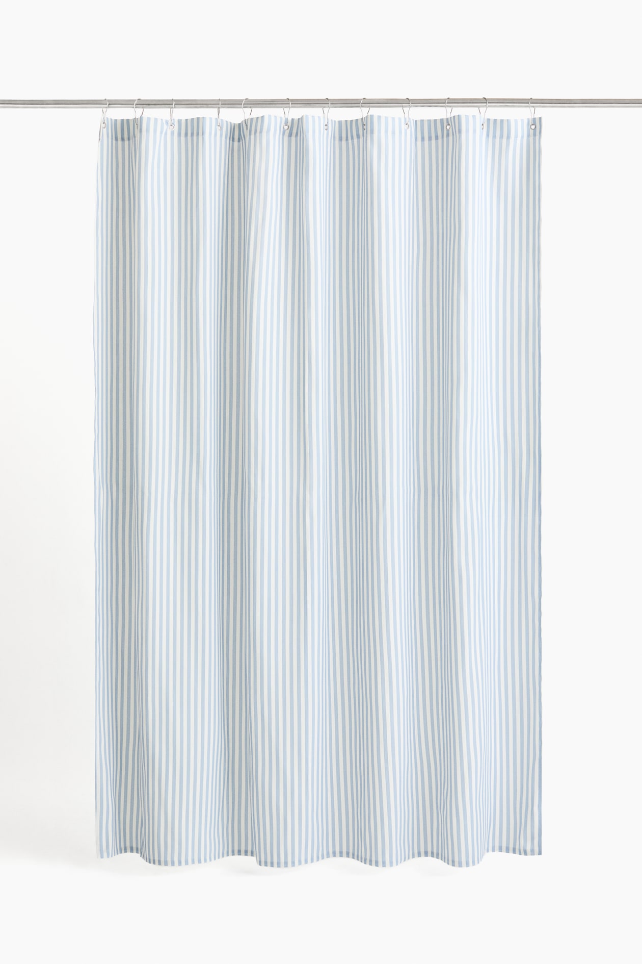Light blue/striped Striped Shower Curtain - Bathroom | H&M Home CA