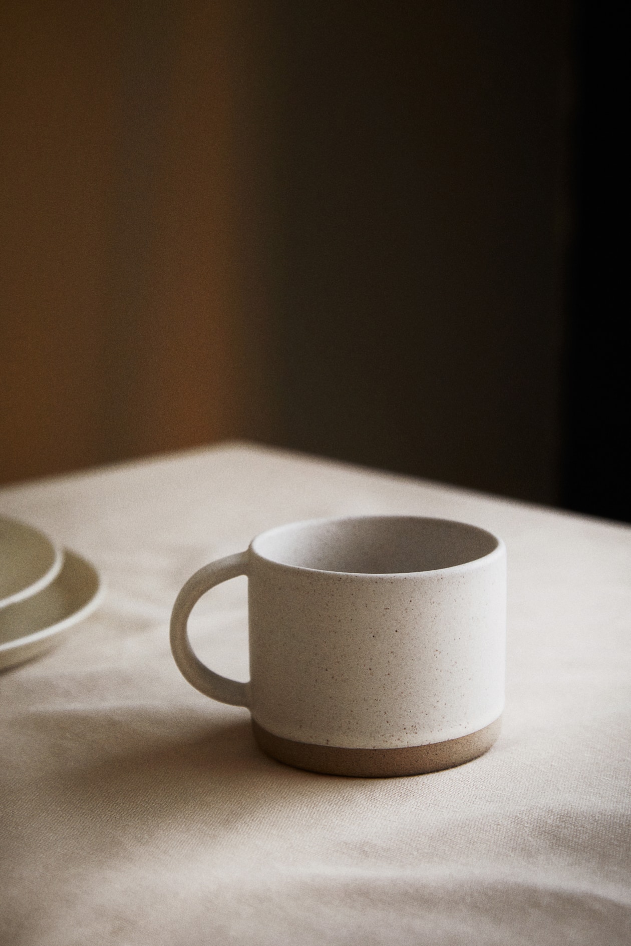 Reactive-glaze stoneware mug - White - Home All | H&M GB