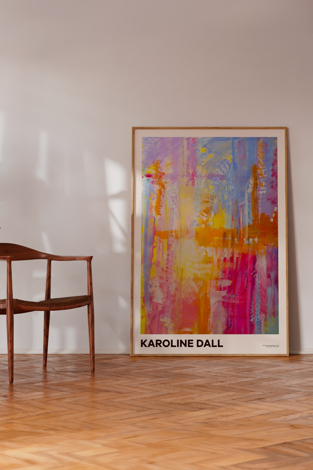 Karoline Dall - Contemporary Art Collection — 05 - Flerfarvet - Poster ...