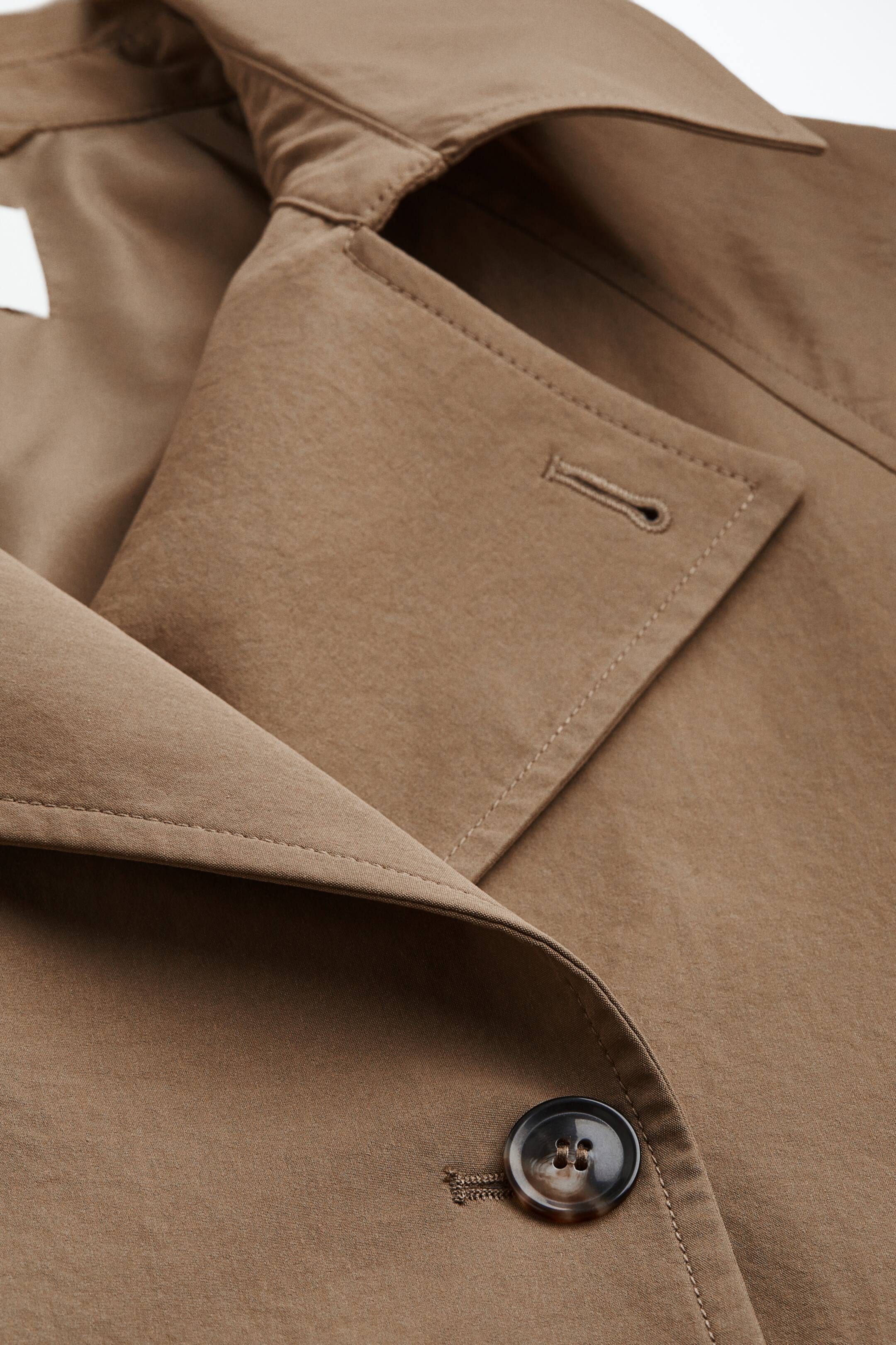 Gabardina assertoada - Bege escuro - SENHORA | H&M PT