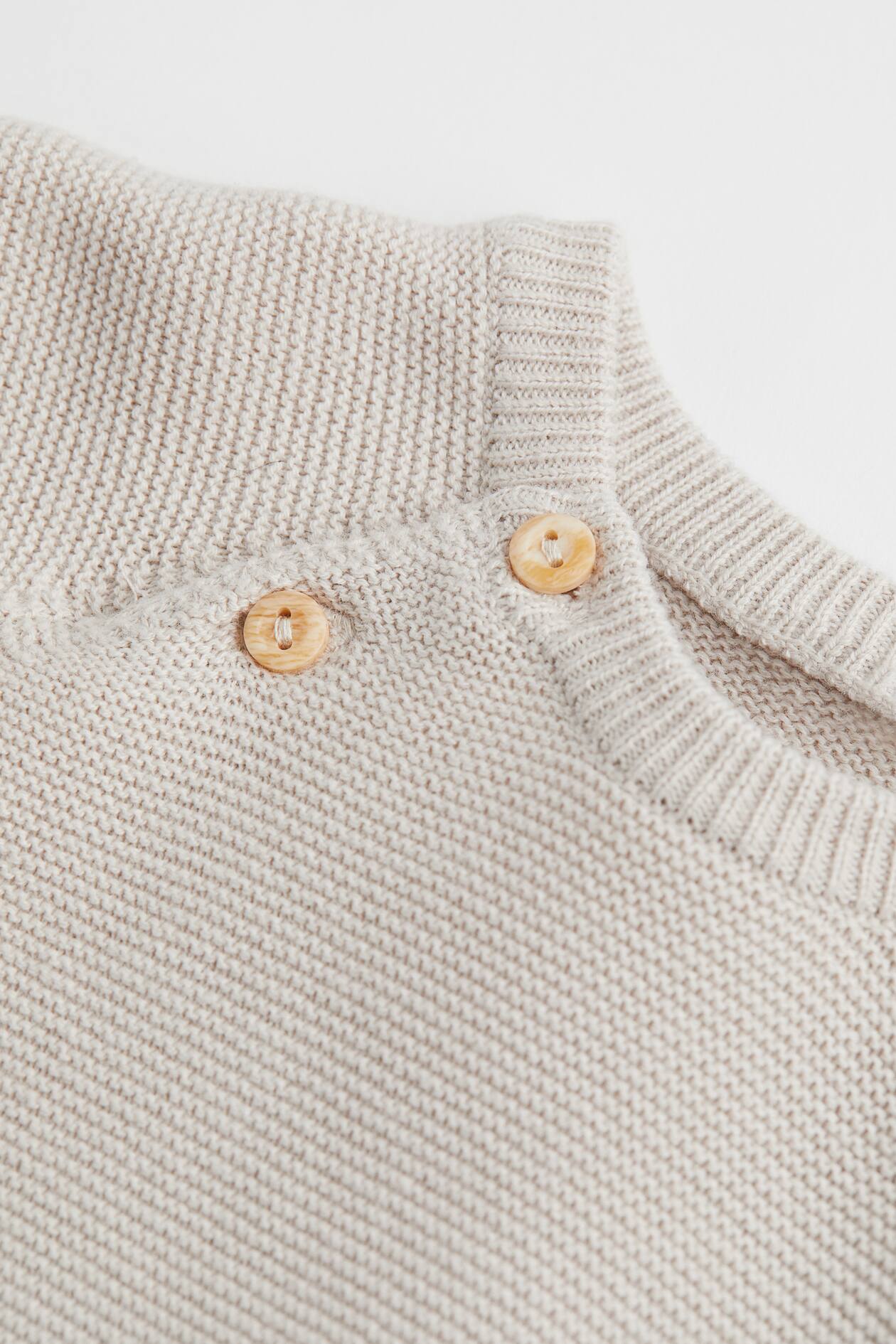 2-piece Cotton Set - Light beige/color-block - Kids | H&M CA