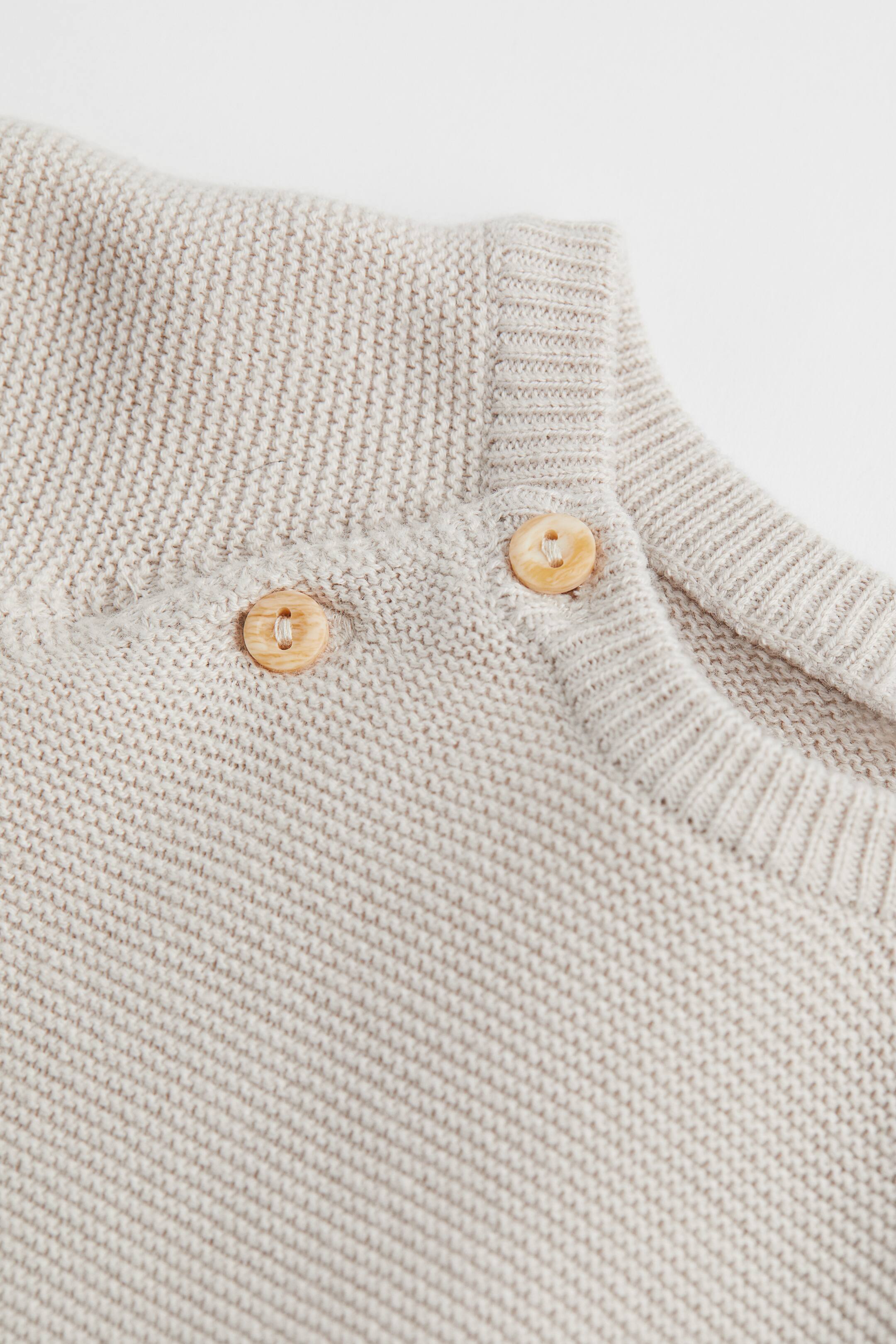 2-piece Cotton Set - Light beige/color-block - Kids | H&M CA