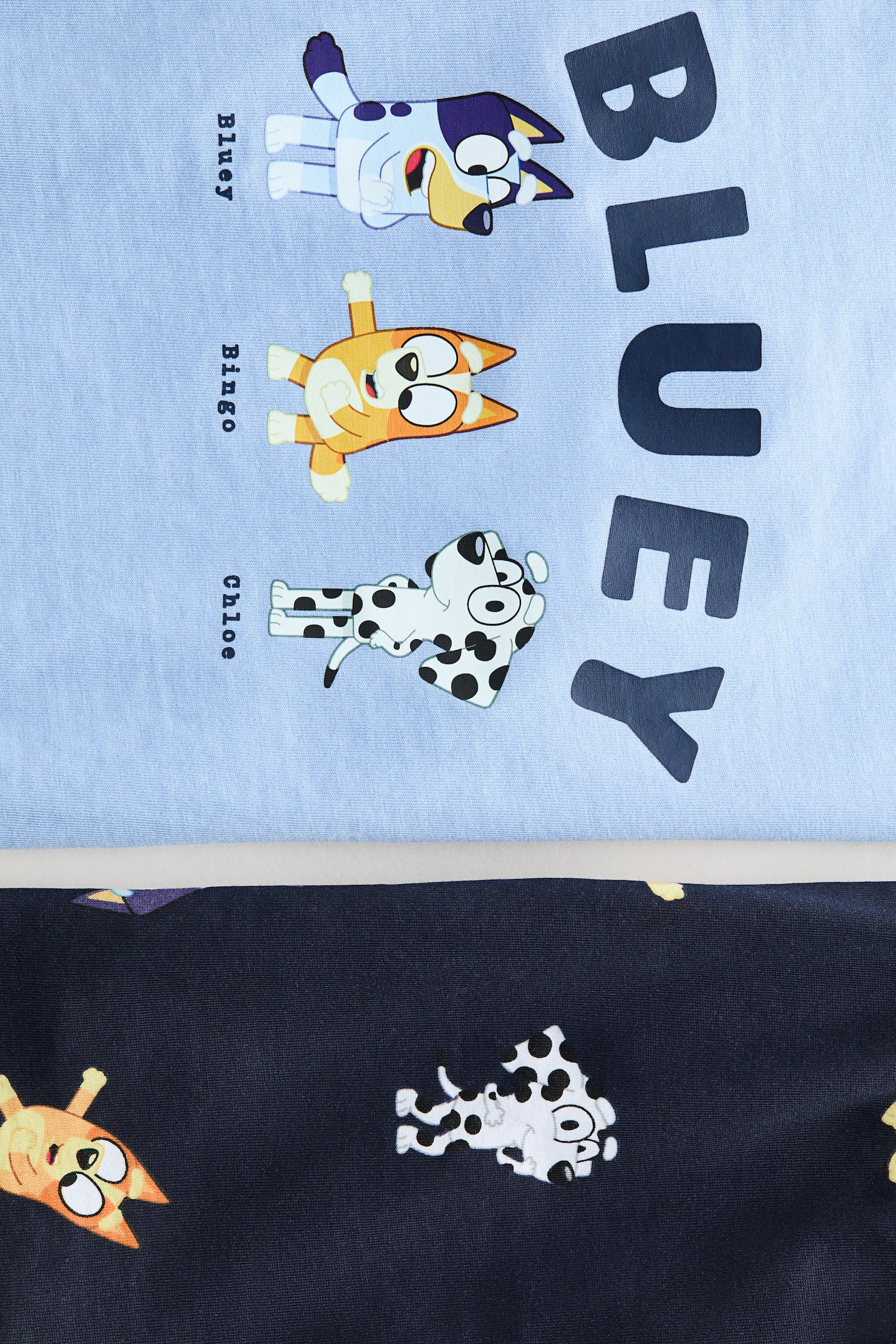 Blue/Bluey Printed cotton pyjamas for kids | H&M IN