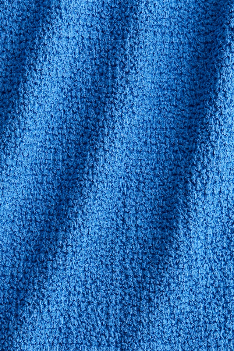 Textured Jersey Top - Bright blue - Ladies | H&M US