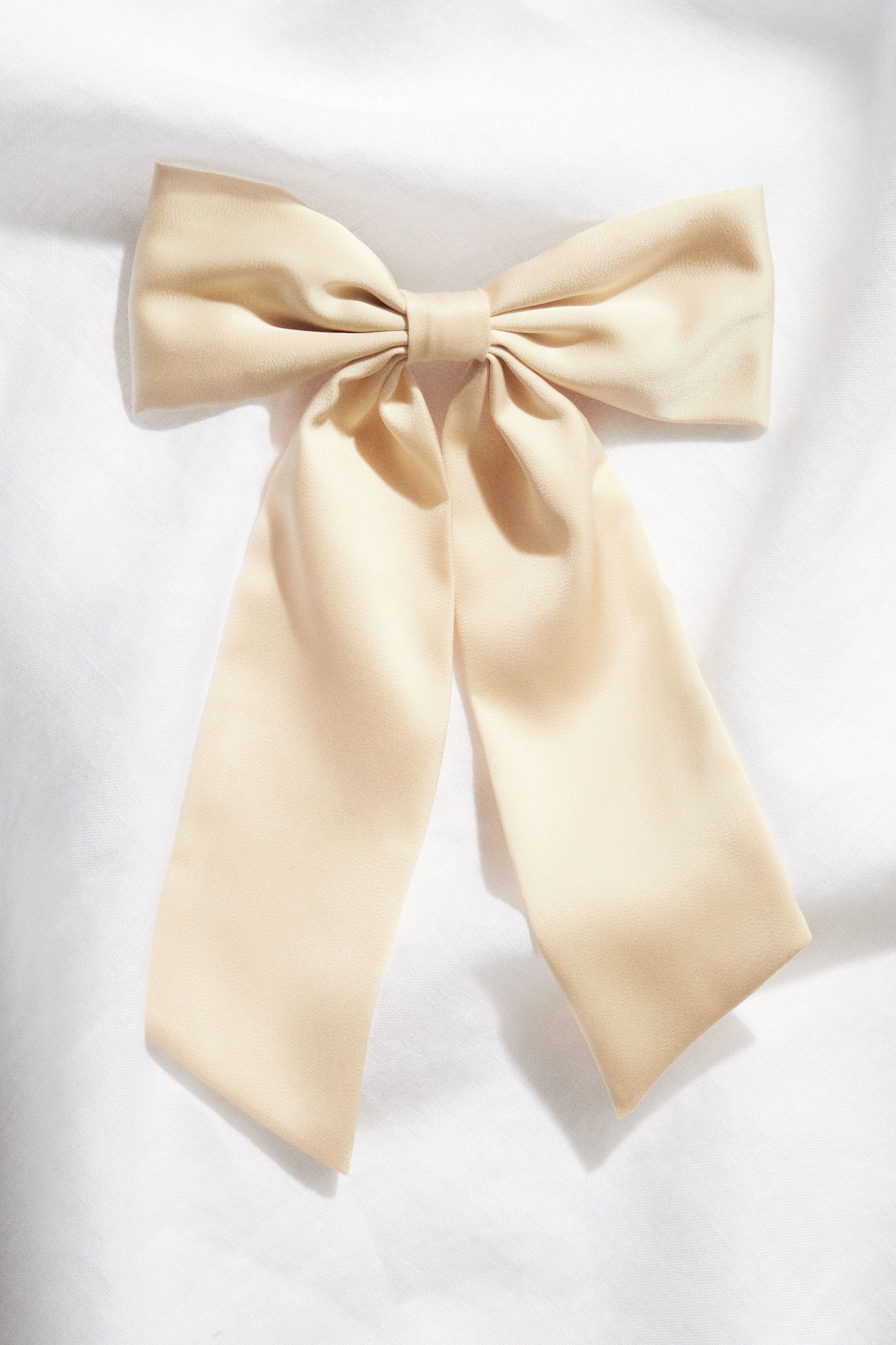 Women's Pale yellow Hair Clip with Bow | H&M US