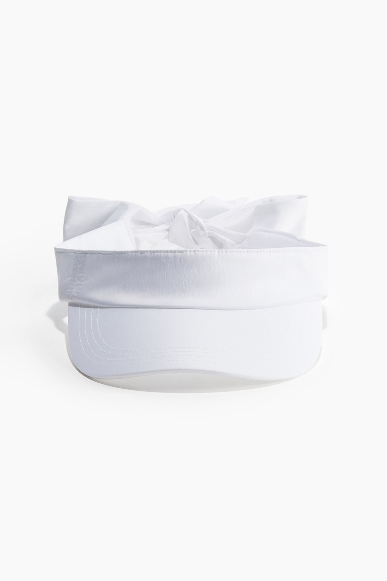 Bow-Detail Sun Visor - White - Ladies | H&M US