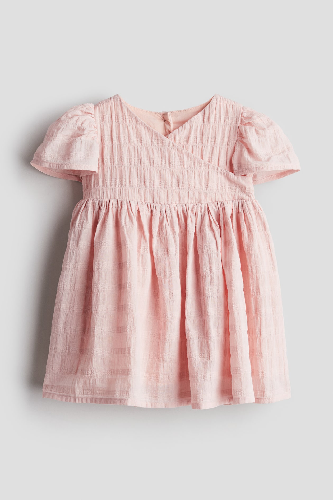 Pamuklu Anvelop Elbise - Açık pembe - ÇOCUK | H&M TR