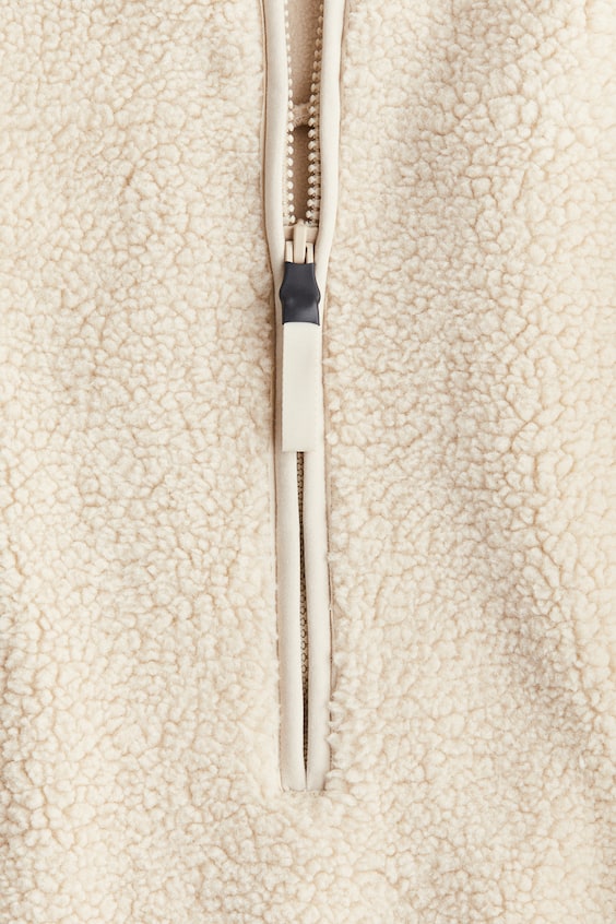 Teddy sports top - Beige - Ladies | H&M IN