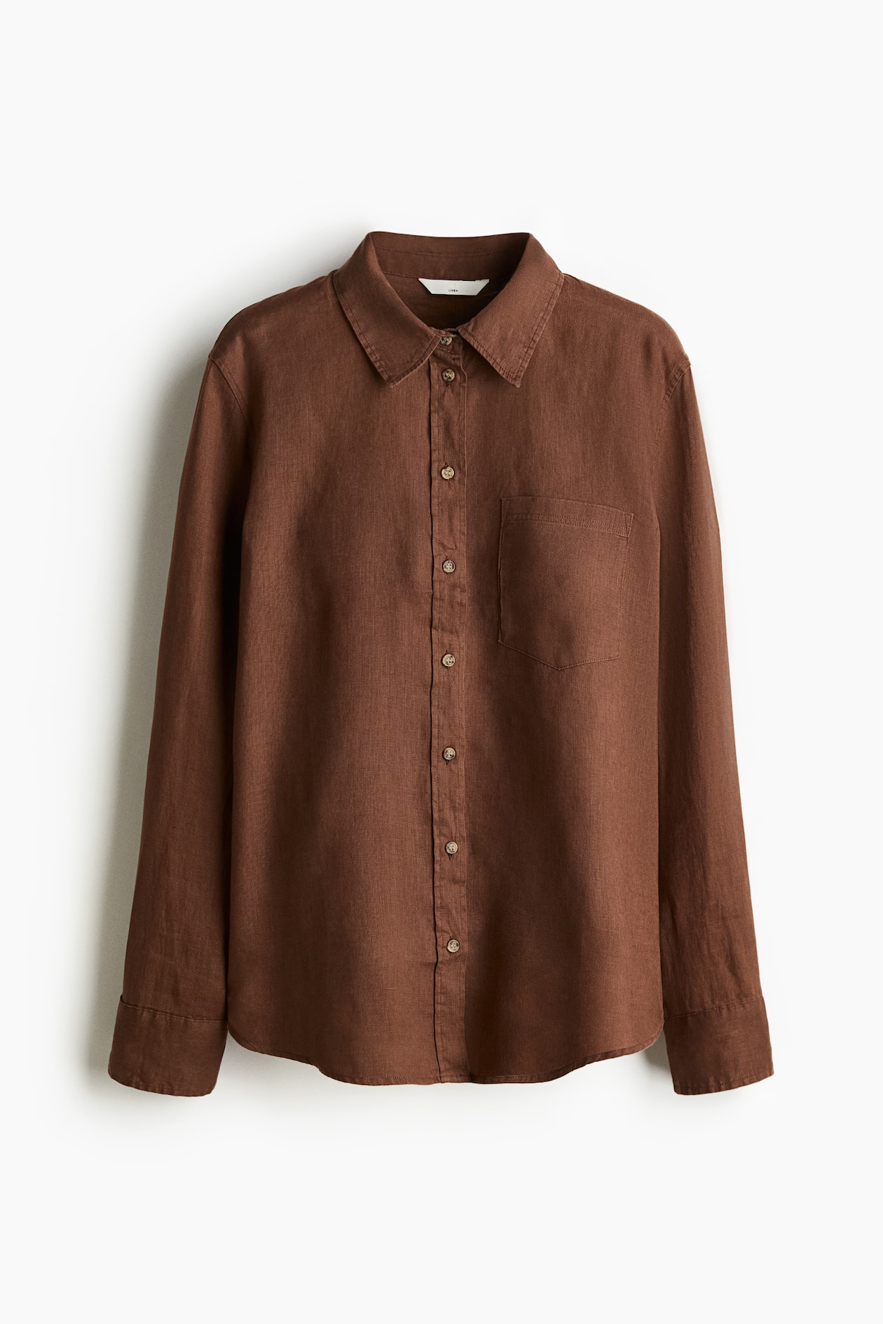 Women's Brown Linen Shirt | H&M US