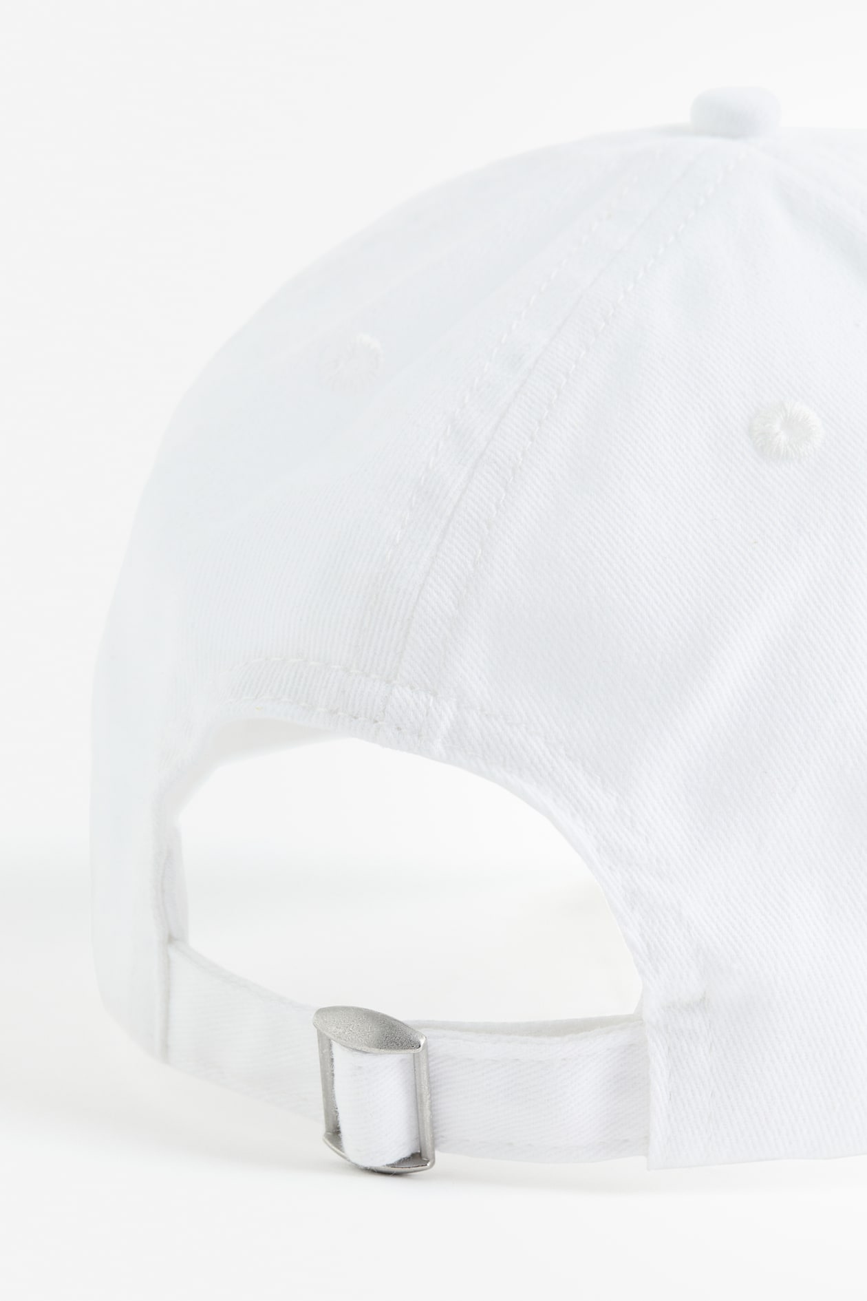 Women's White Cotton Twill Cap | H&M CA