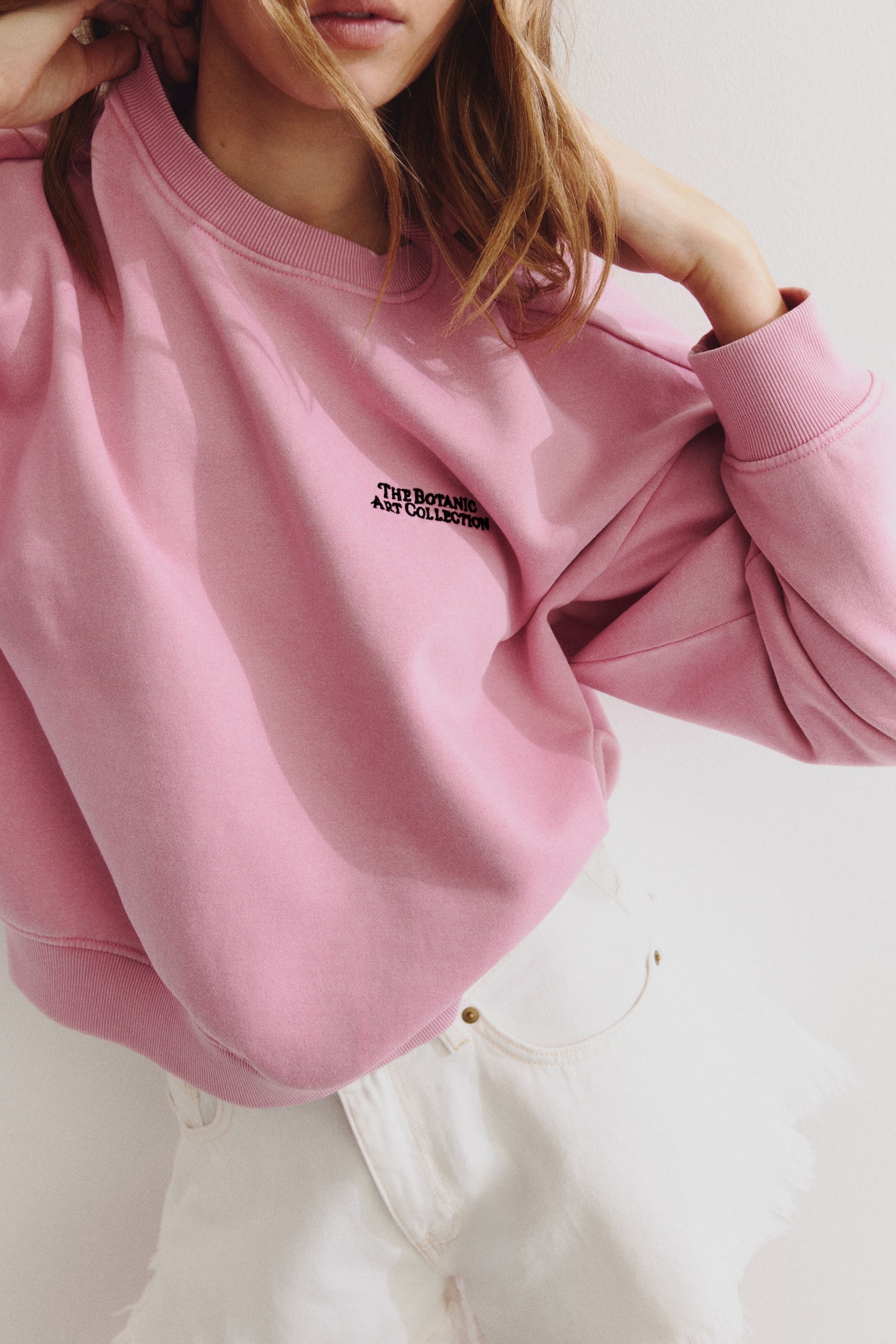 Women's Pink/University of Cambridge Sweatshirt with Motif | H&M US