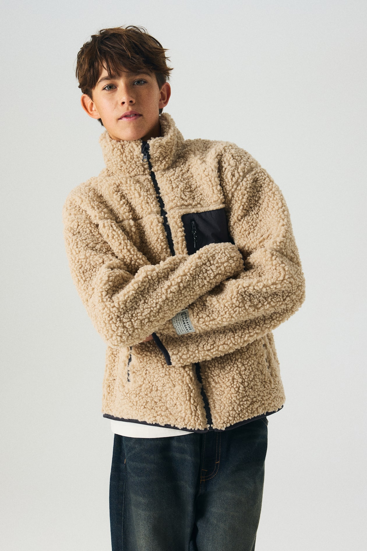 Teddy jack - Beige - KINDEREN | H&M NL