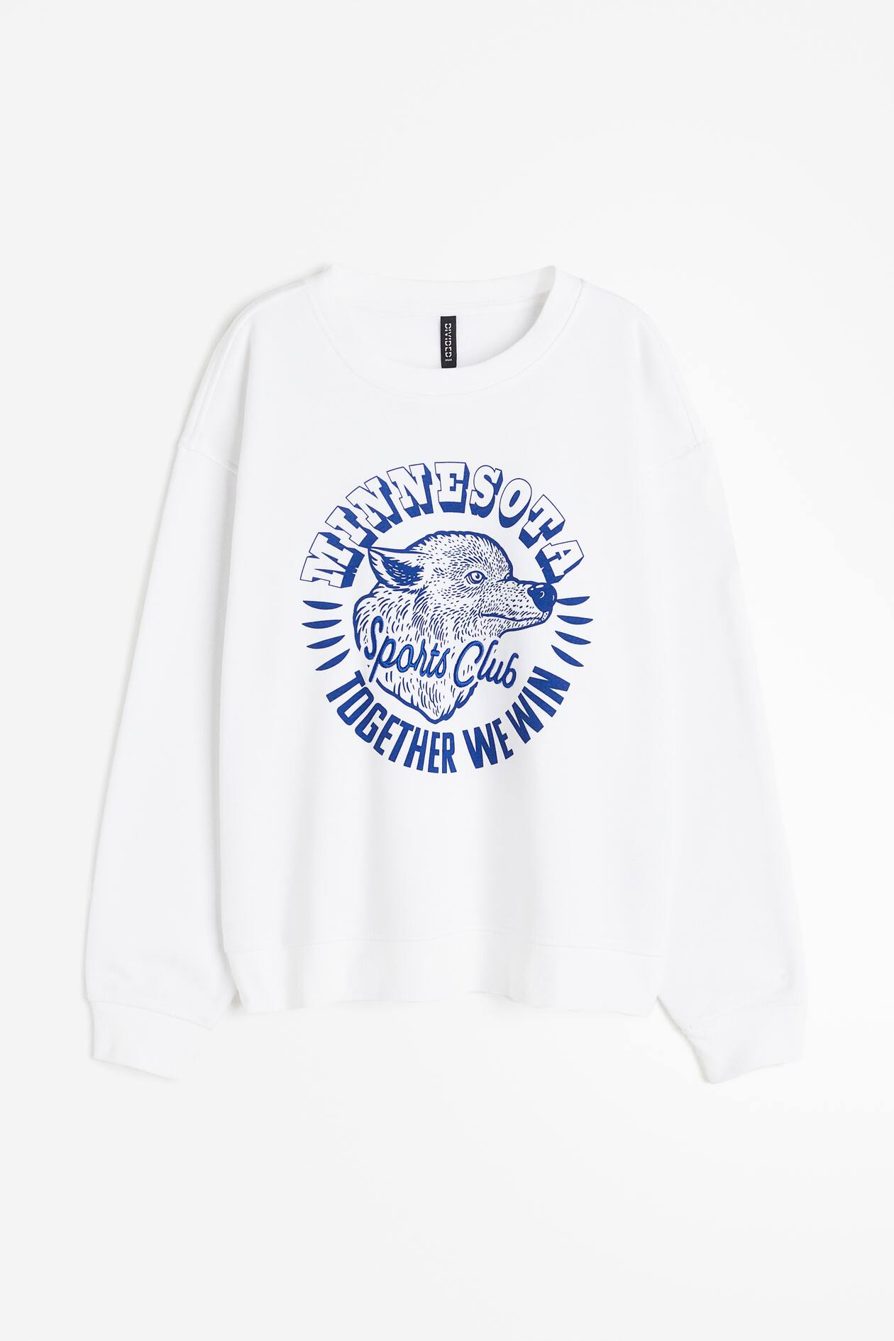 Motif-detail sweatshirt - White/Minnesota - Ladies | H&M IN