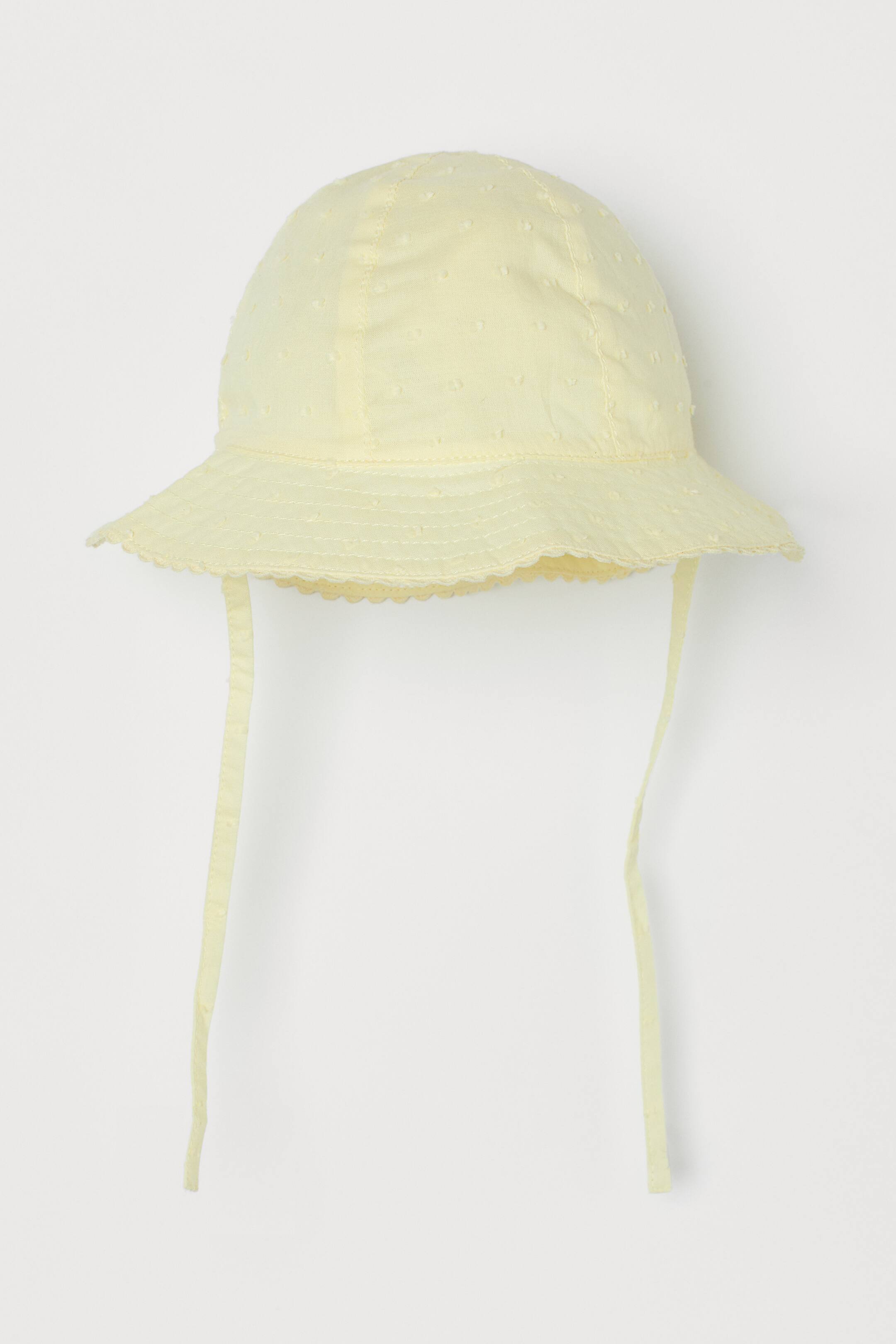 Cotton sun hat - Light yellow - Kids | H&M