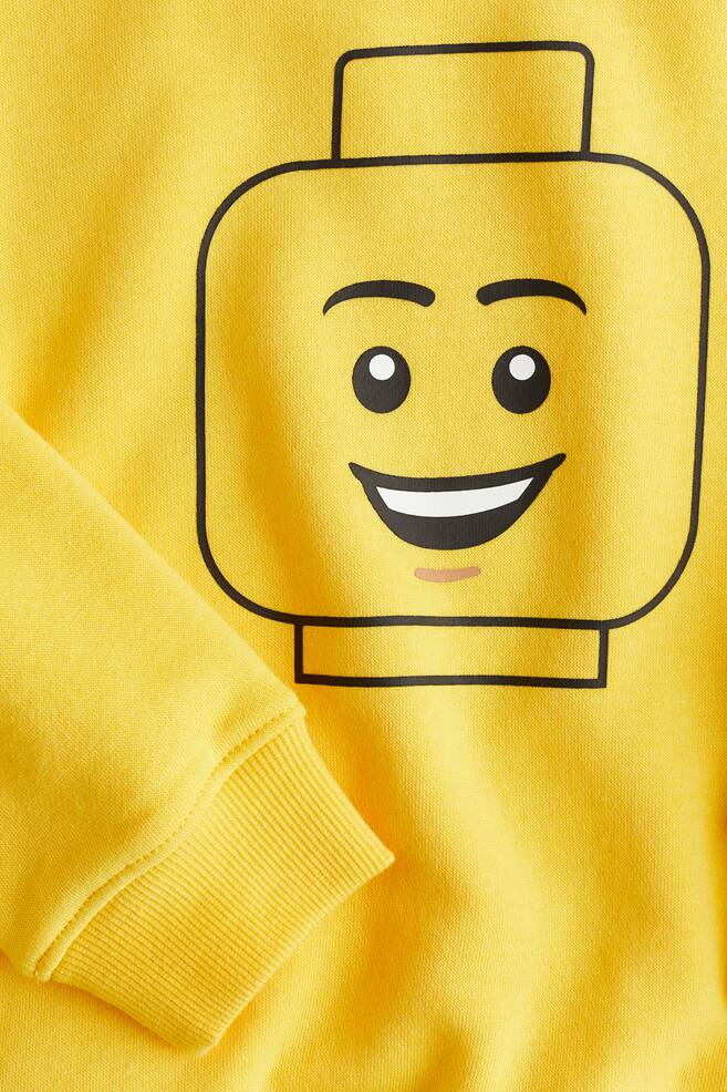 Print Sweater - Yellow/LEGO - Kids | H&M AU