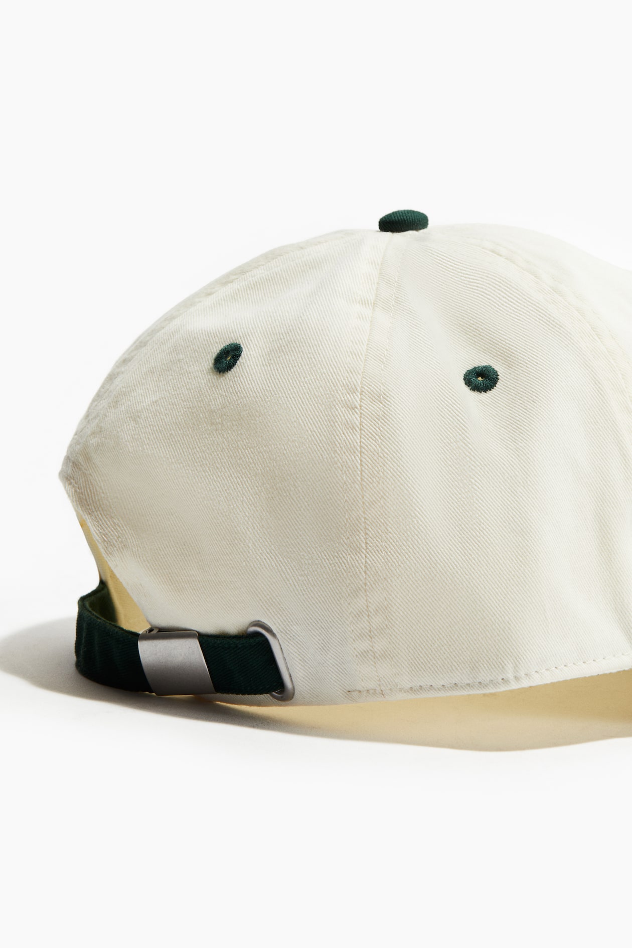 Men’s Forest green/C Cotton Cap with Embroidered Motif | H&M US