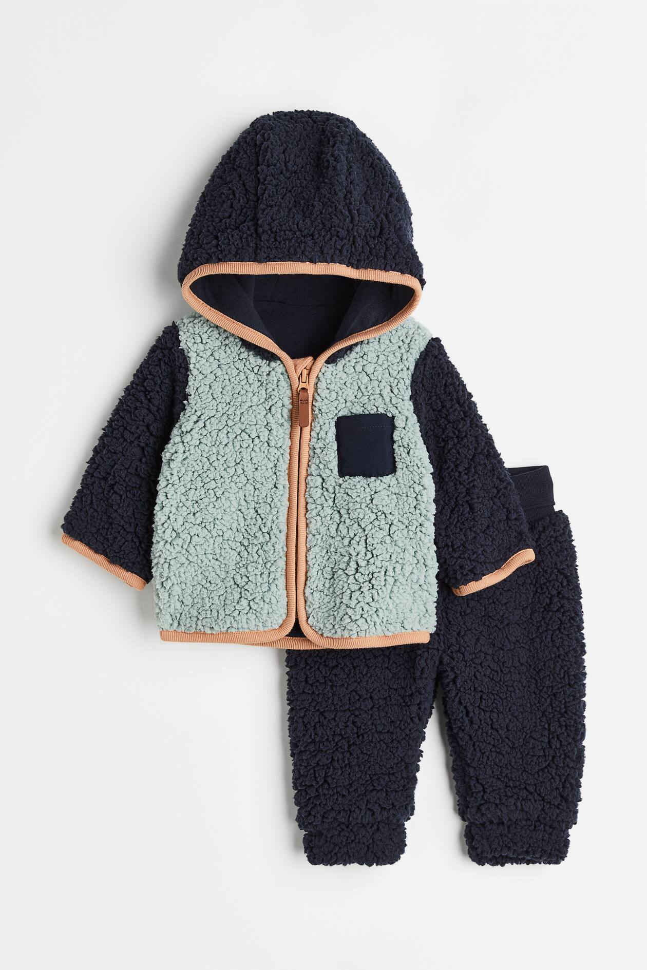 2-piece Set - Dark blue/color-block - Kids | H&M US
