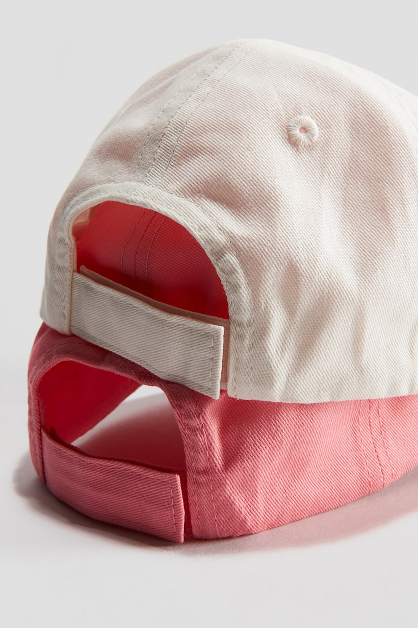 2-pack twill caps - Pink/White - Kids | H&M GB