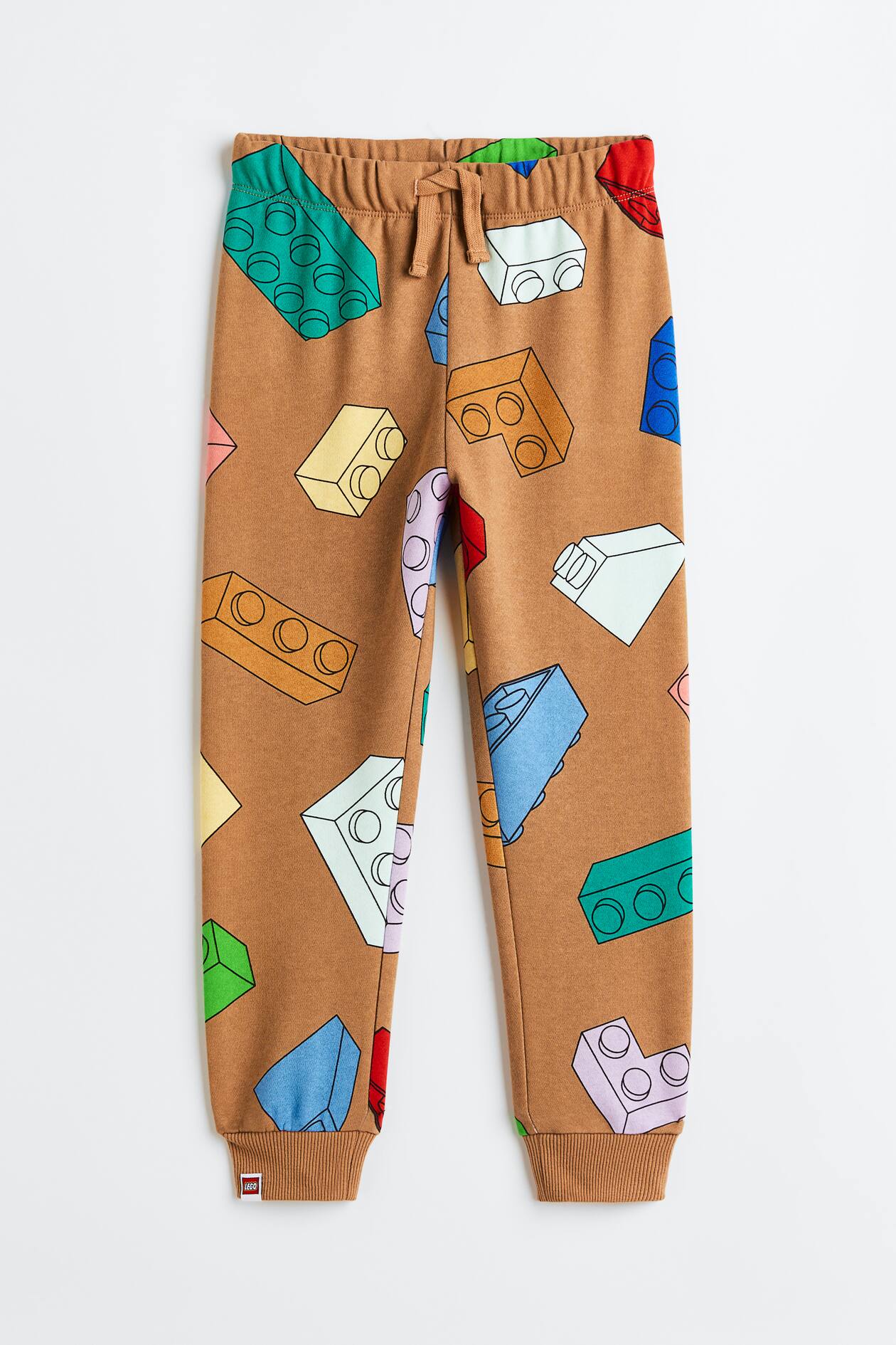 Dark beige/LEGO Print Track Pants for kids | H&M AU