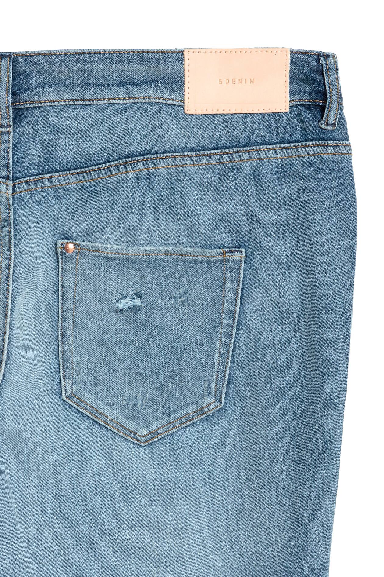 H&M+ Slim Regular Ankle Jeans - Light denim blue/cranes - Ladies | H&M US