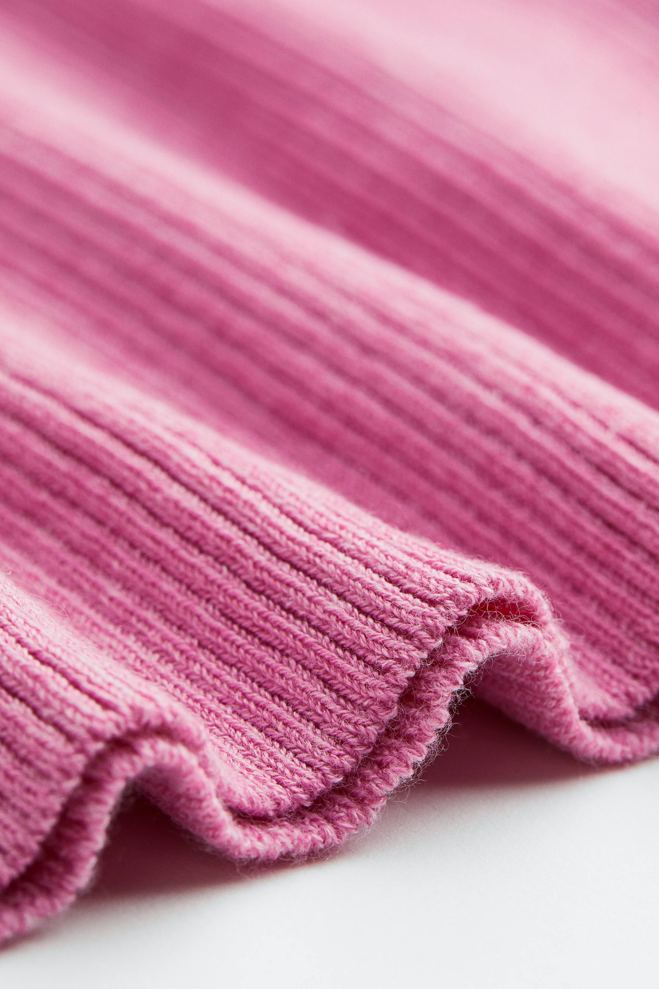 Rib-knit jumper - Pink - Ladies | H&M IE