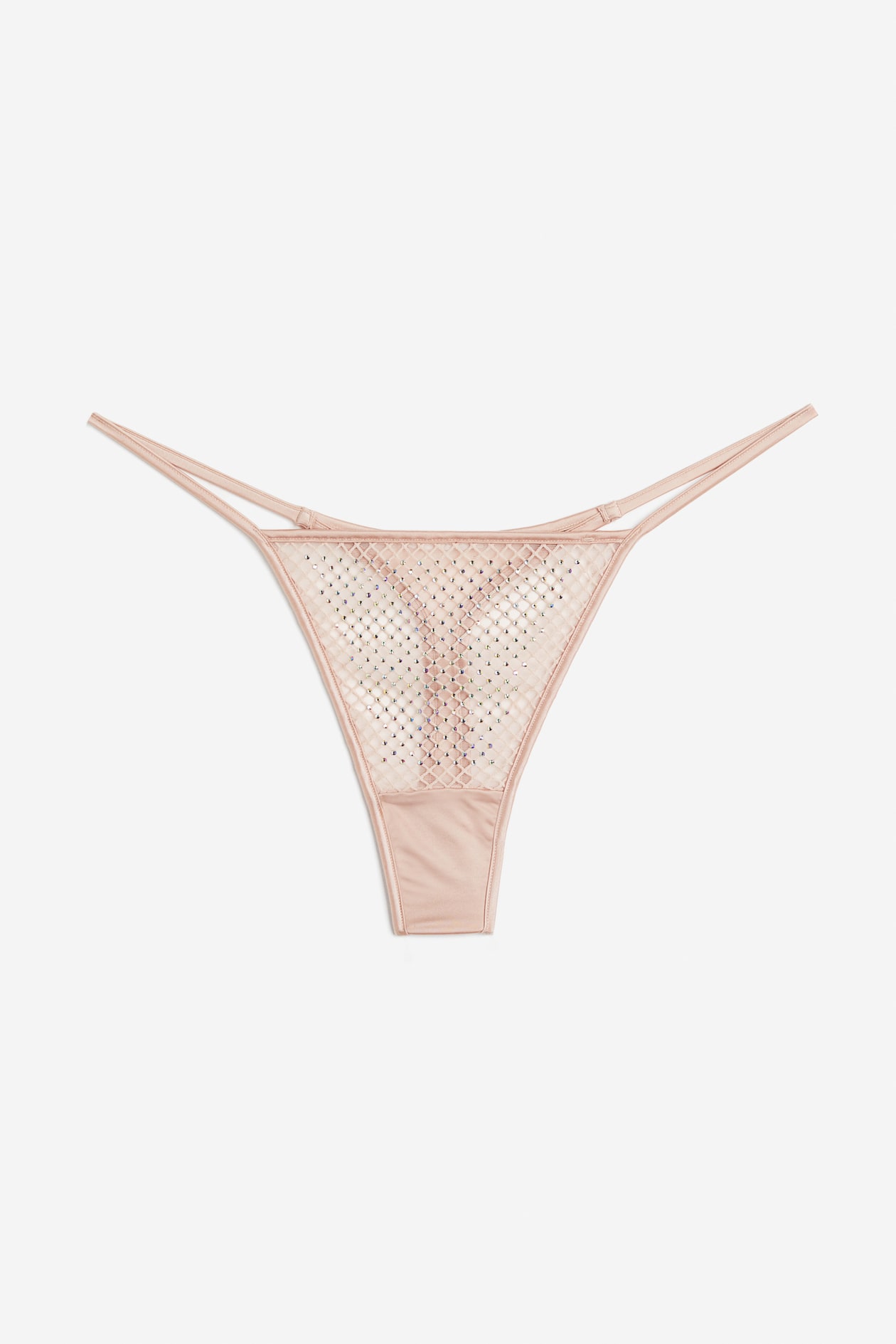 Rhinestone Studded G-string - Powder pink - Ladies | H&M AU