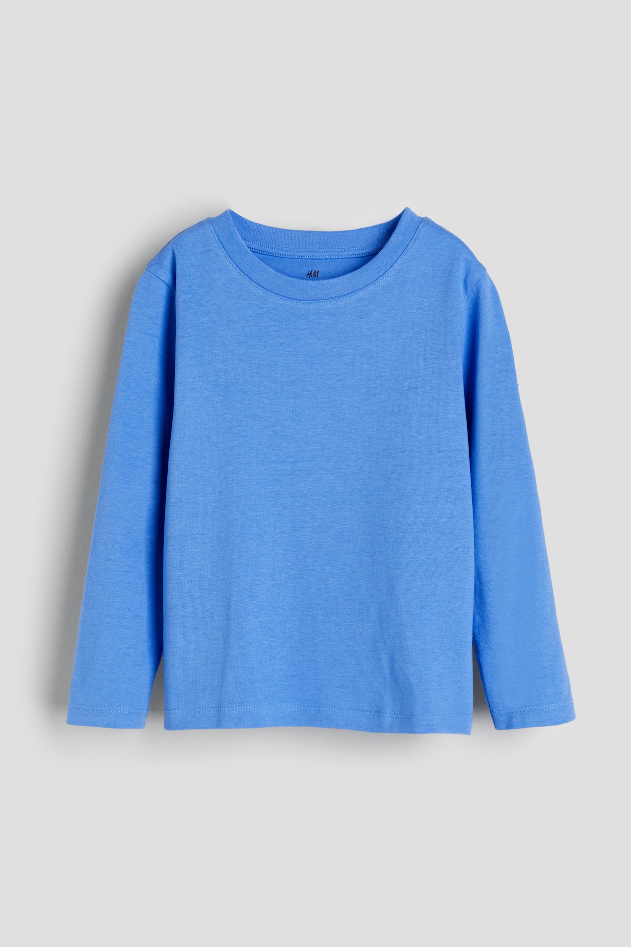 Blue Long-sleeved T-shirt for kids | H&M IN