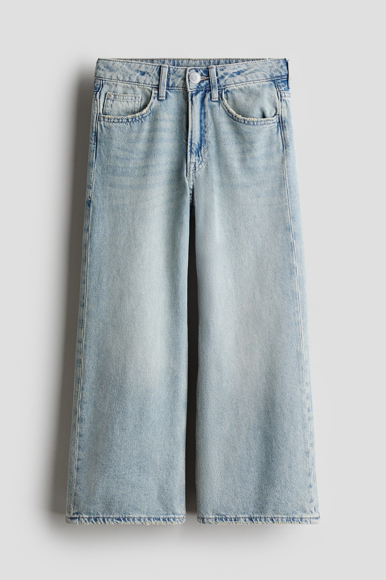 Light denim blue Loose Fit Bootcut Leg Jeans for kids | H&M US
