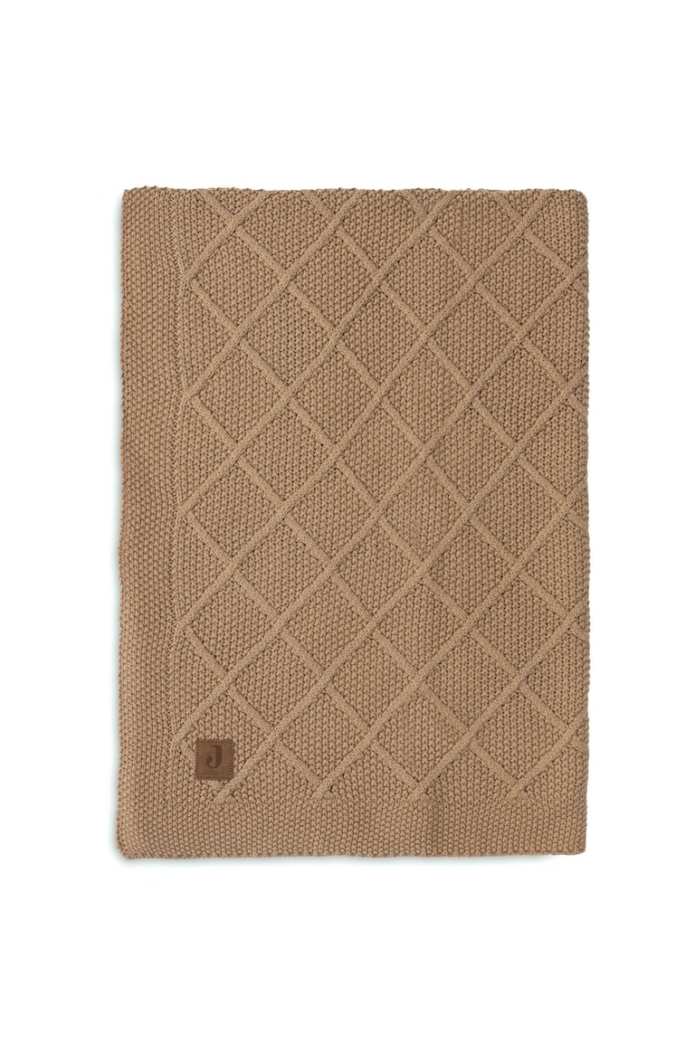 Check Knit/biscuit Blanket 75x100cm - Box Knit at H&M Home | H&M GB