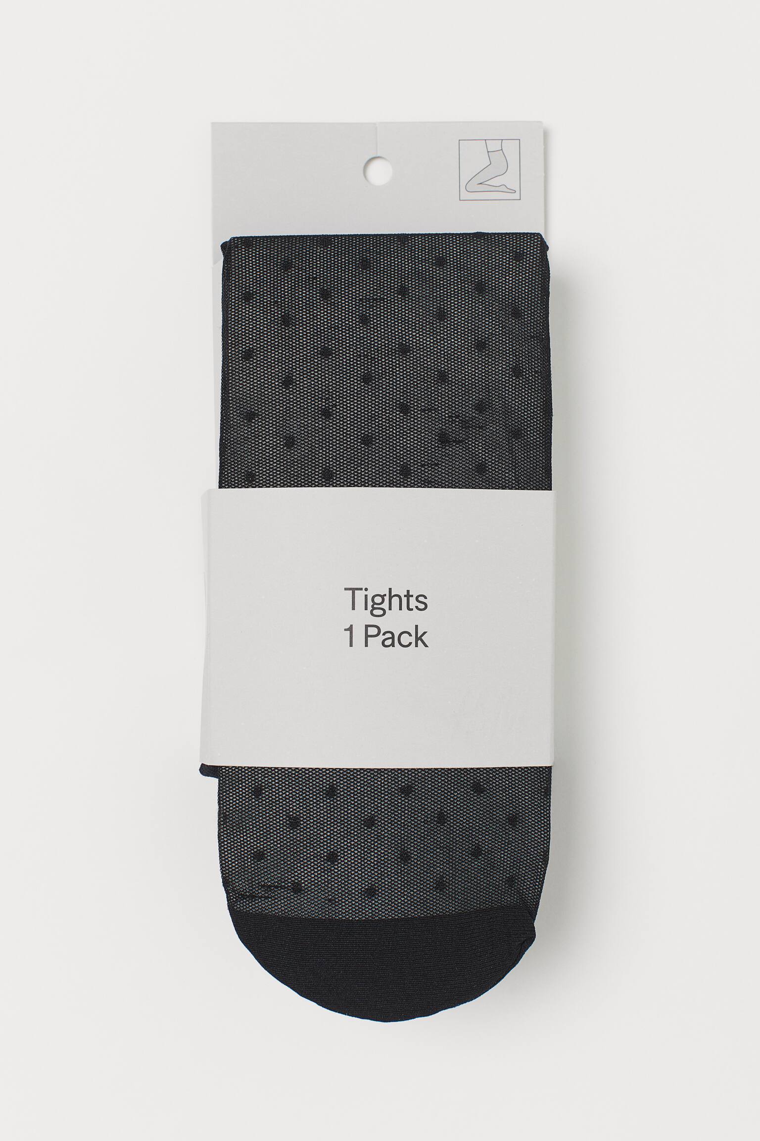 Spotted tights - Black/Spotted - Ladies | H&M GB