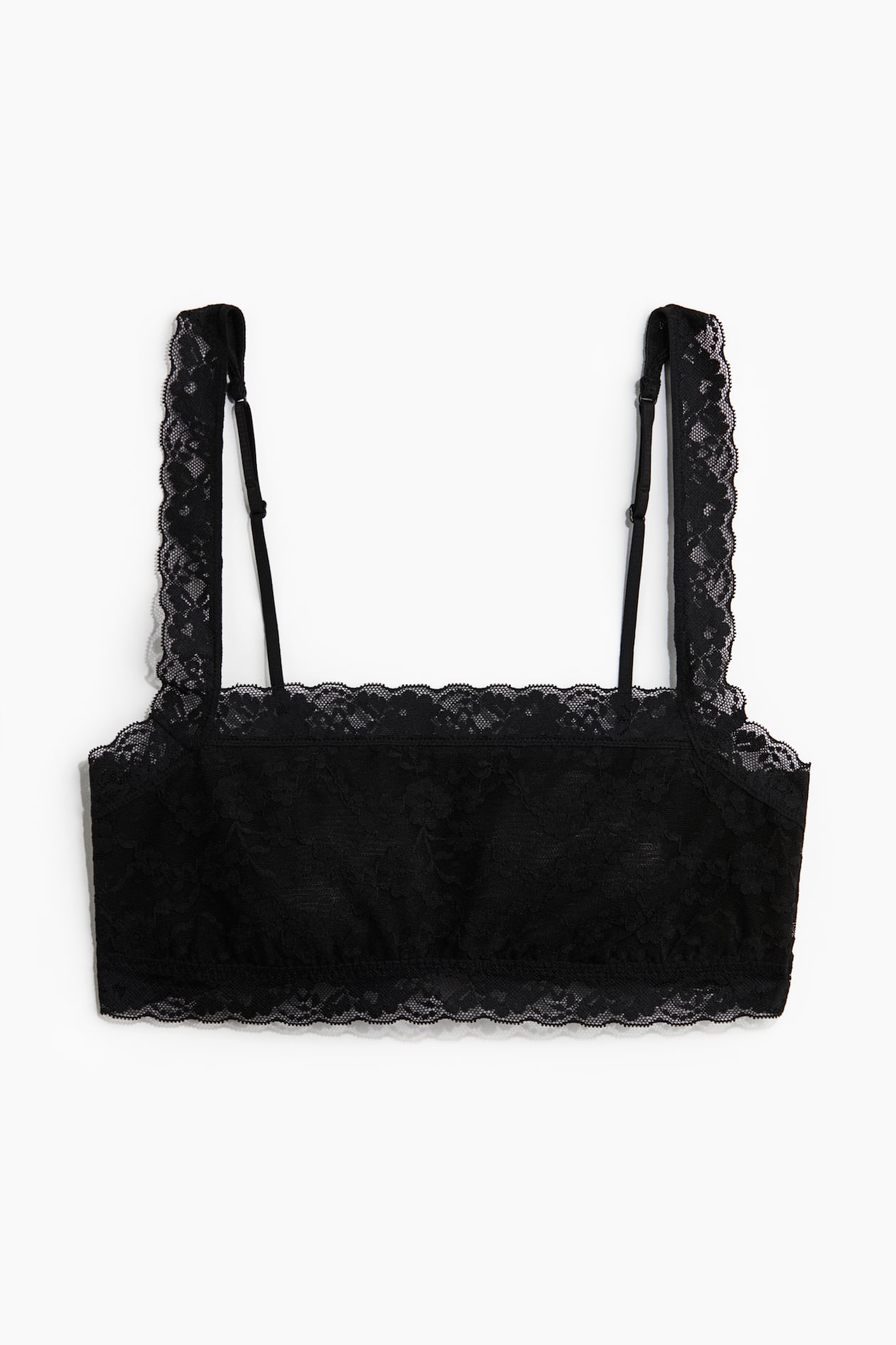 Mjuk bh i spets - Svart - DAM | H&M SE