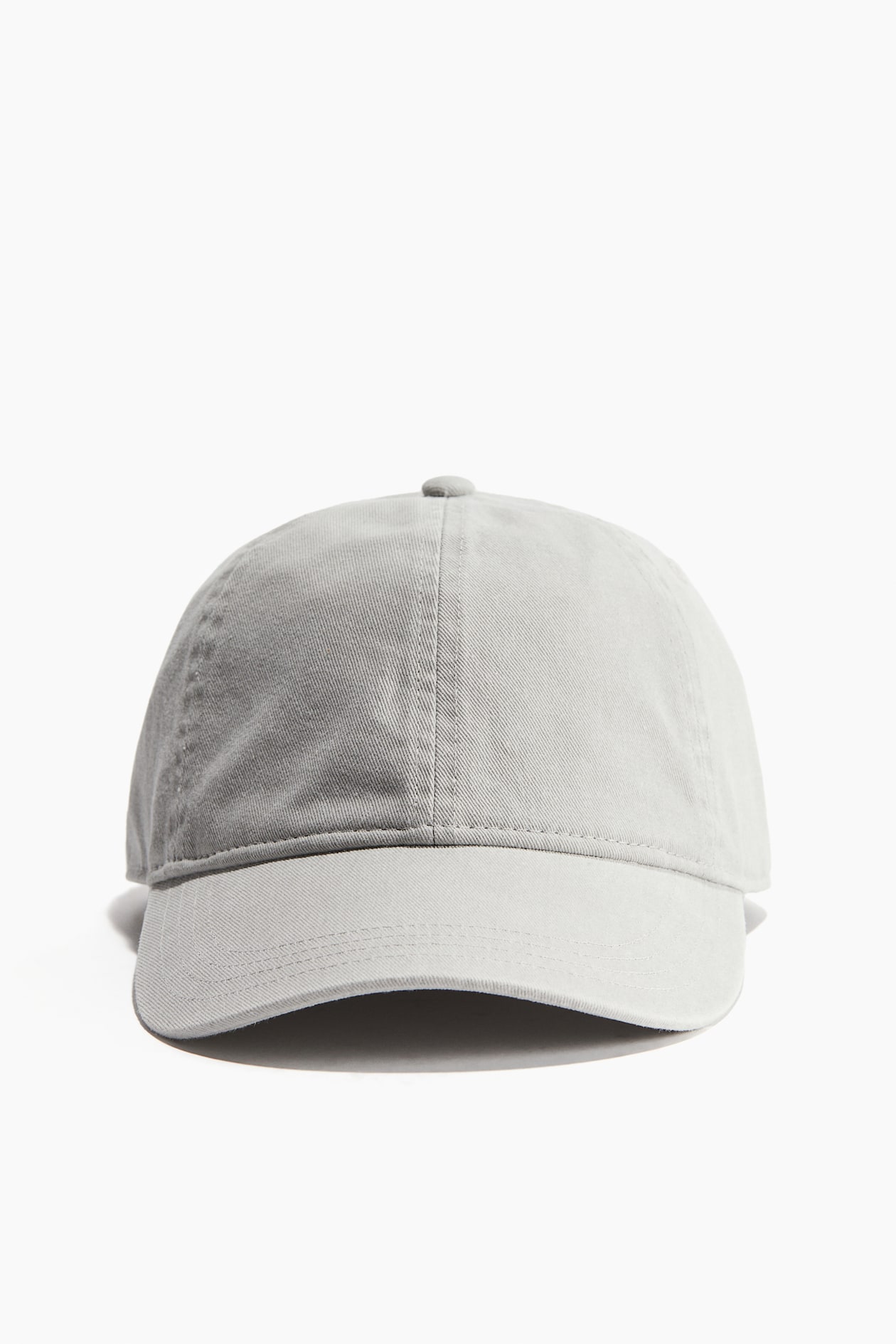 Washed Twill Cap - Light gray - Ladies | H&M US