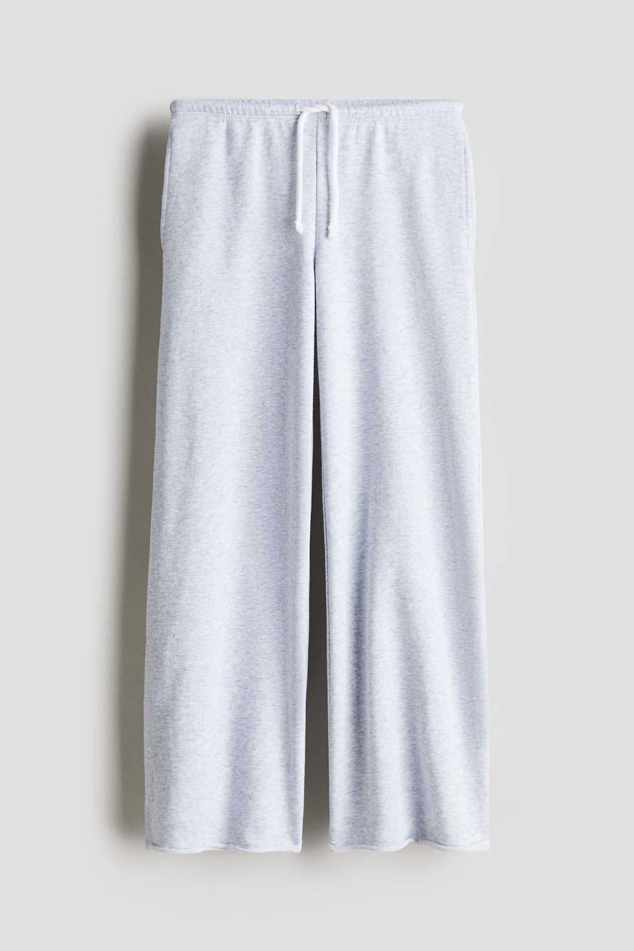 Pantalon de jogging à jambes larges - Gris clair chiné - ENFANT | H&M CA