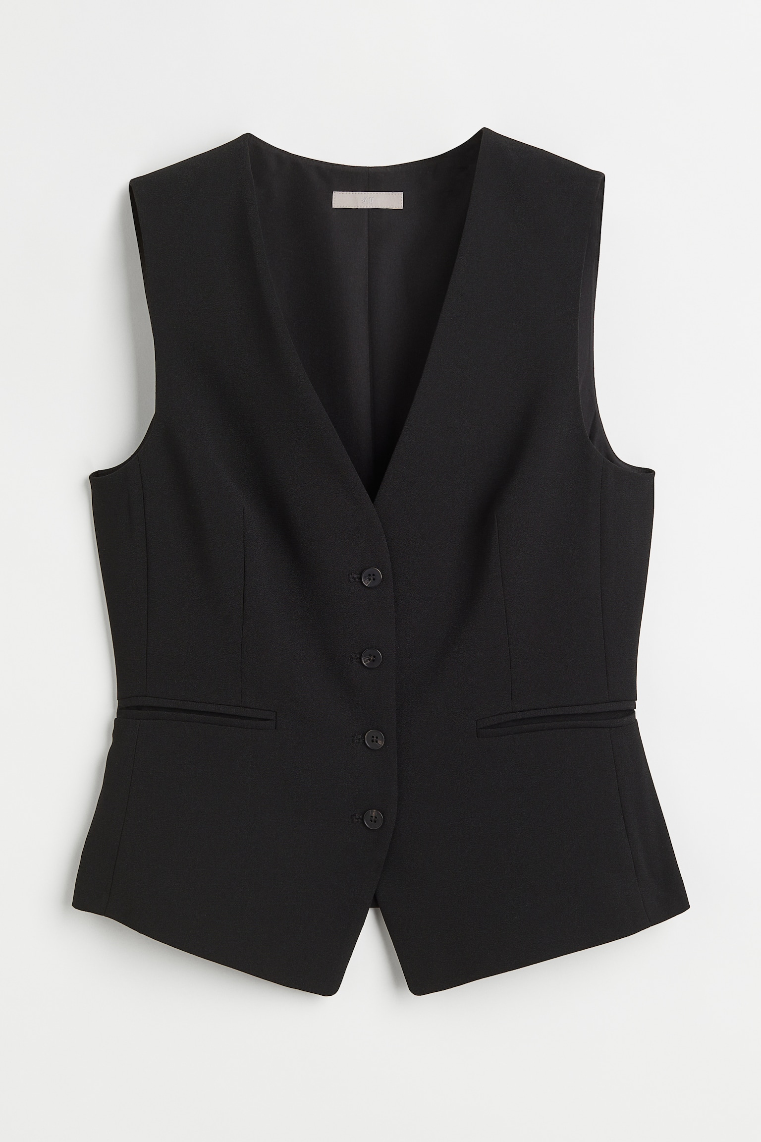 Women's Black Tailored Vest | H&M US