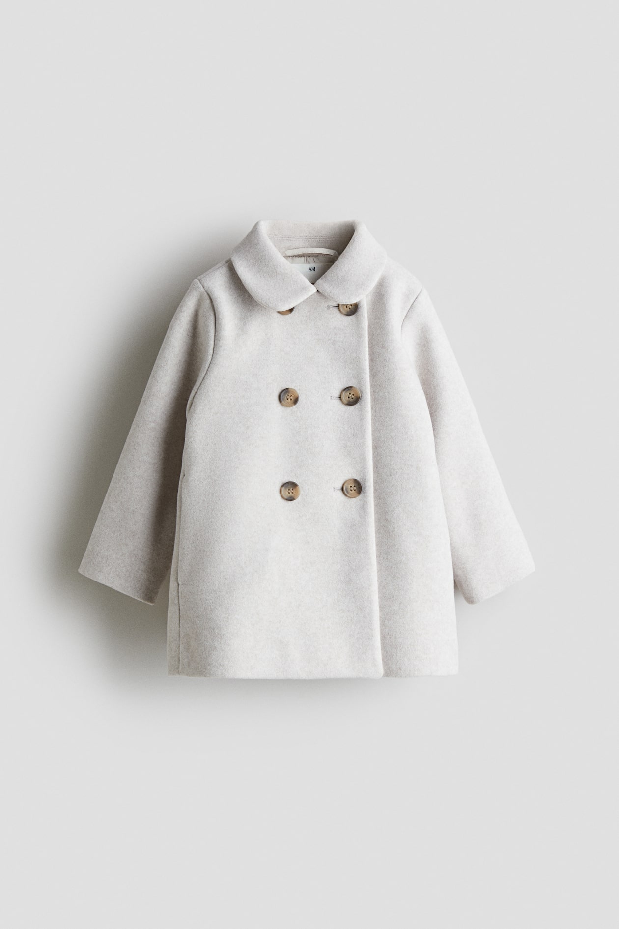 Cappotto a doppio petto - Grigio chiaro - BAMBINO | H&M IT