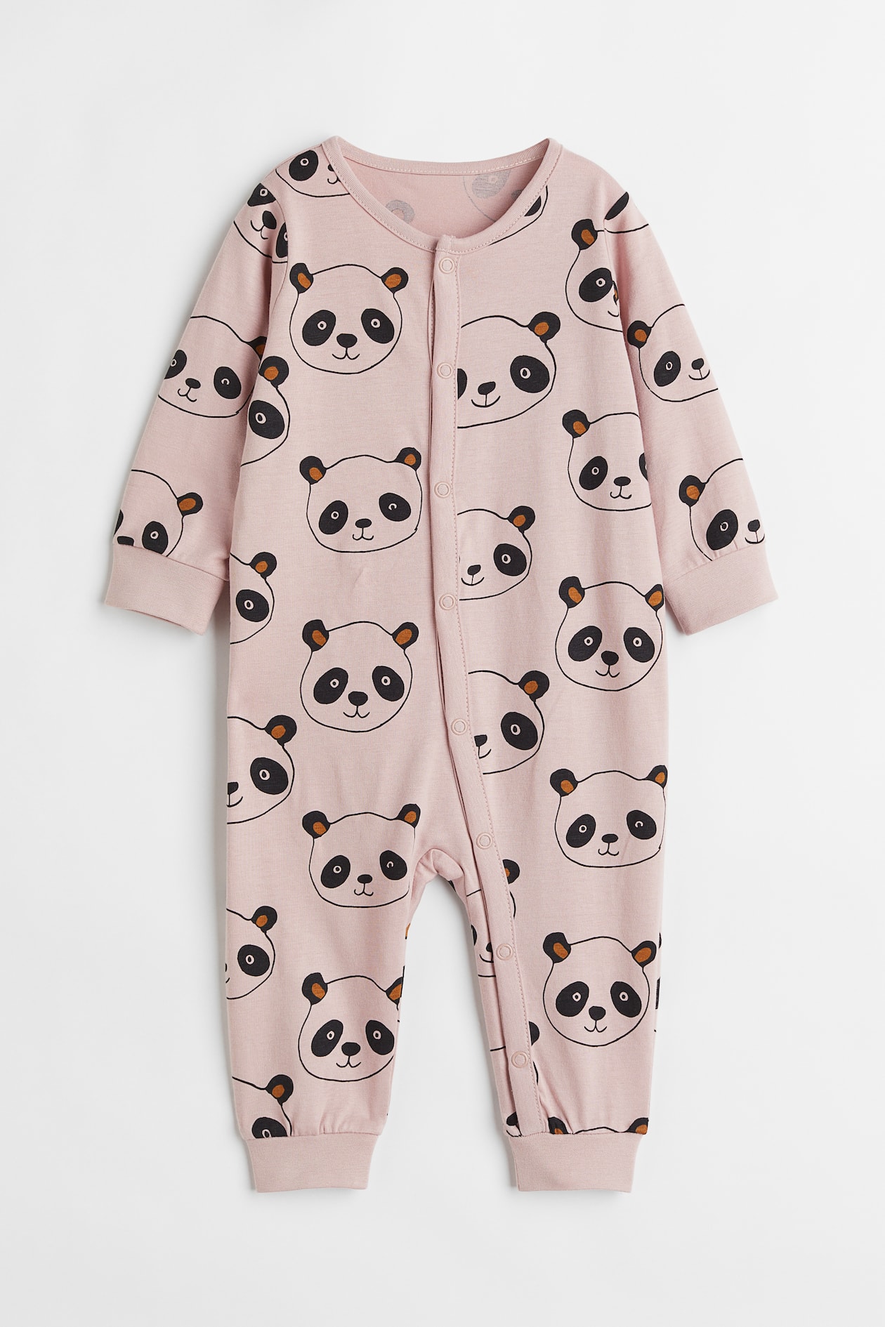 Patterned all-in-one pyjamas - Light pink/Pandas - Kids | H&M IN