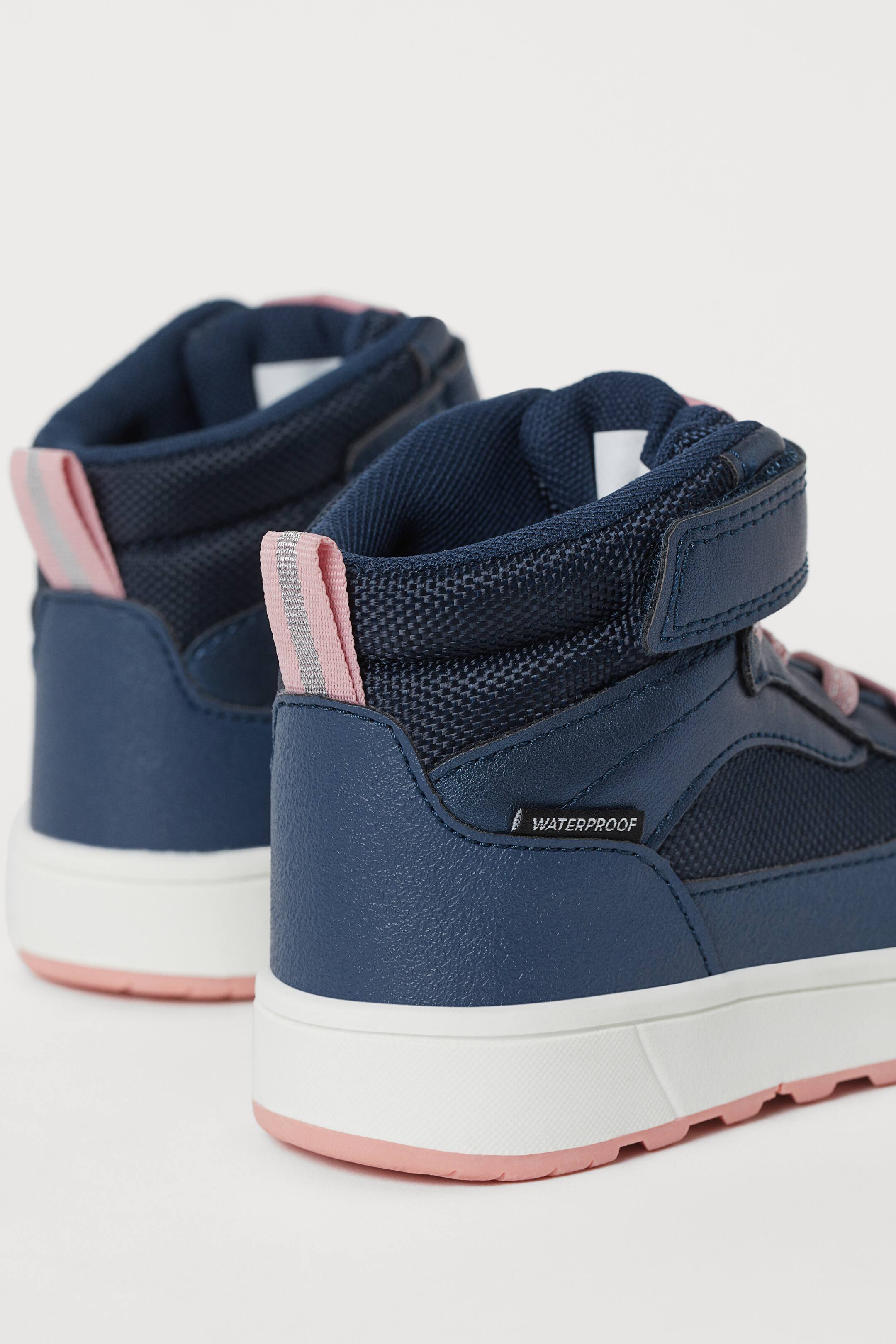 Waterproof hi-tops - Navy blue - Kids | H&M GB