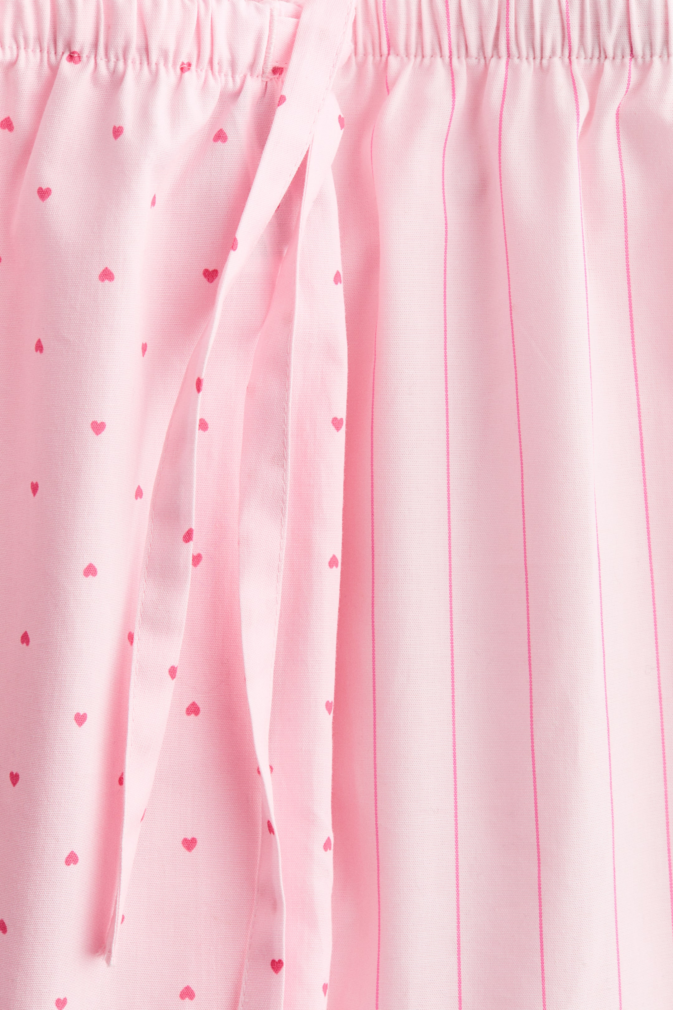 Lot de 2 shorts de pyjama - Rose/rayé - FEMME | H&M FR