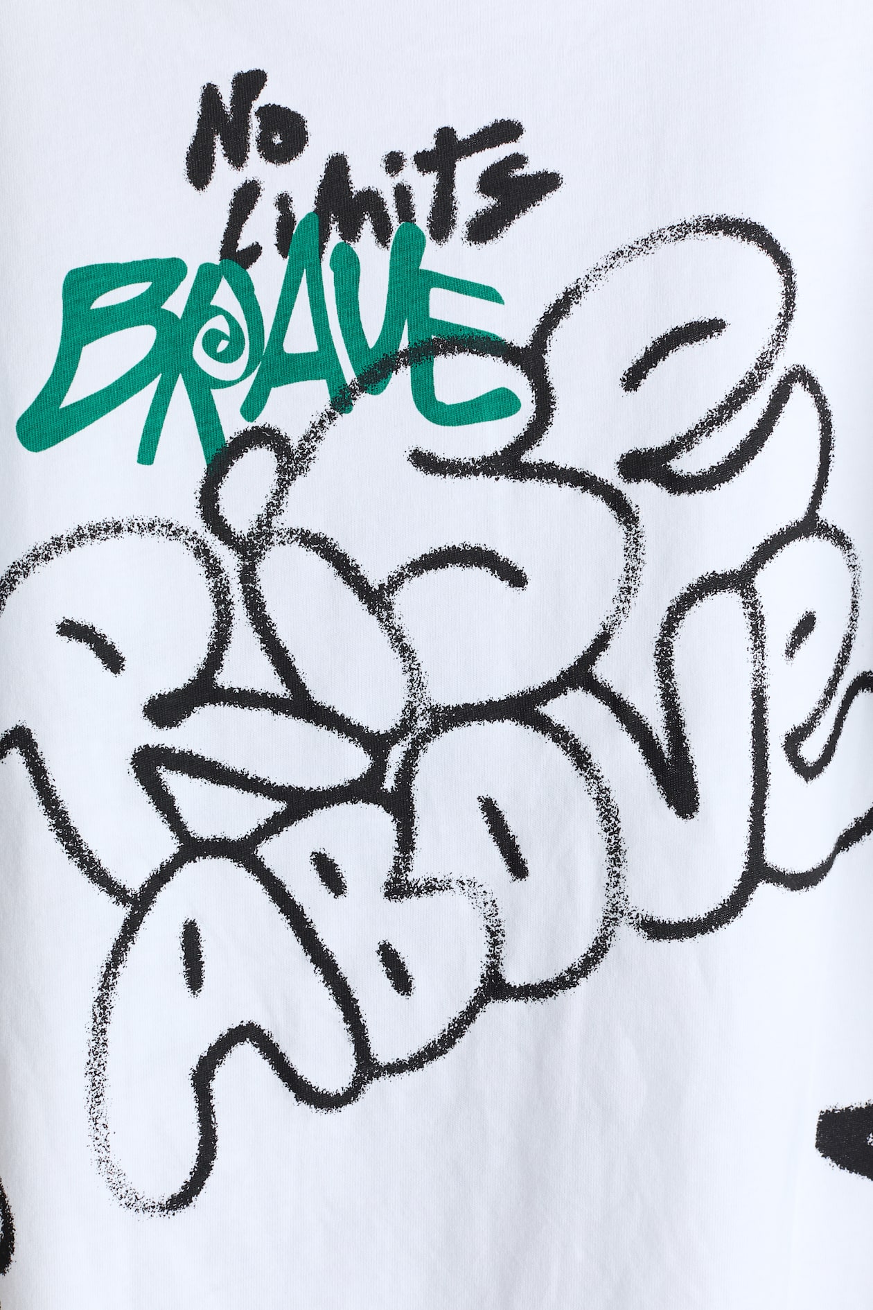 White/graffiti Loose-Fit Printed T-Shirt for kids | H&M CA