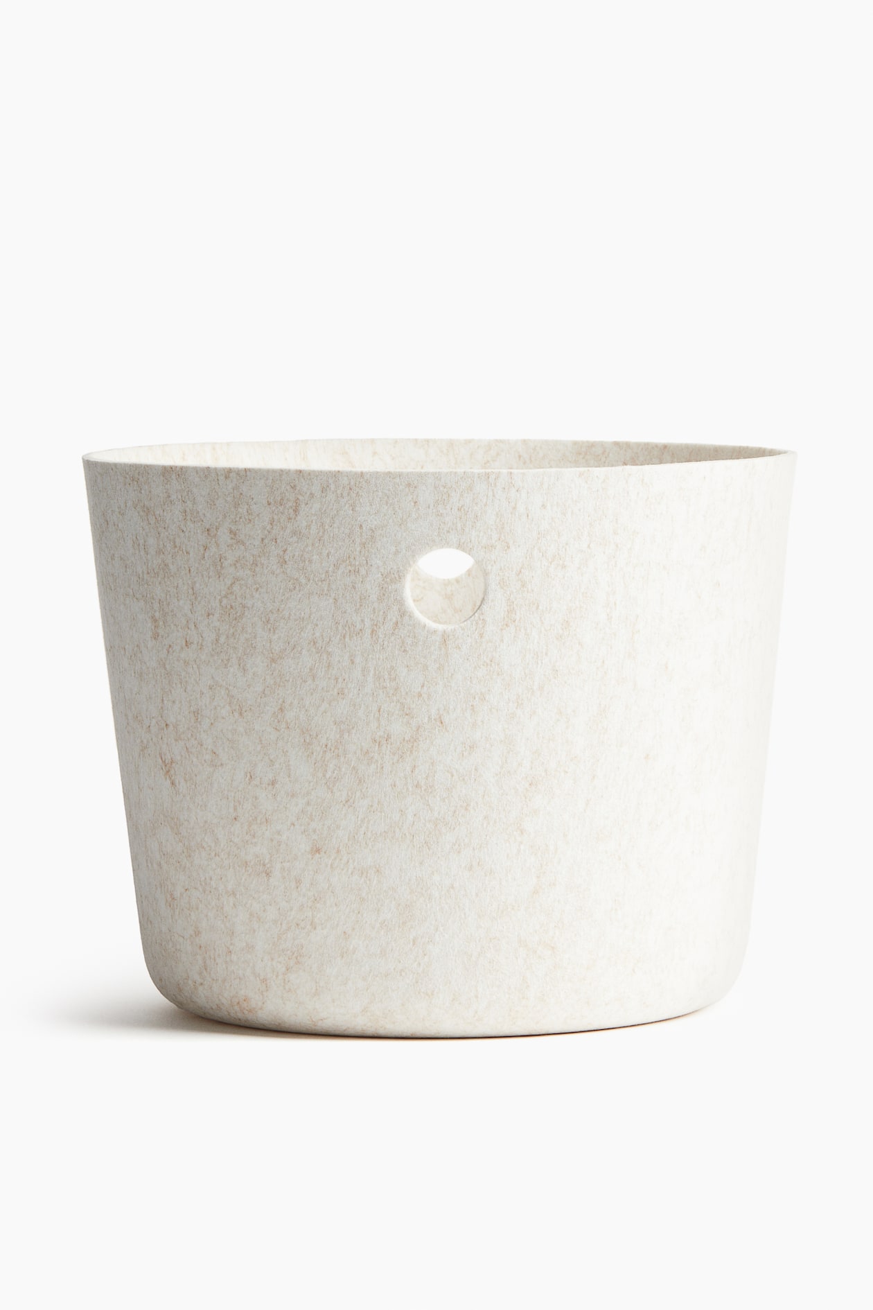 Large felted storage basket - White - Home All | H&M GB