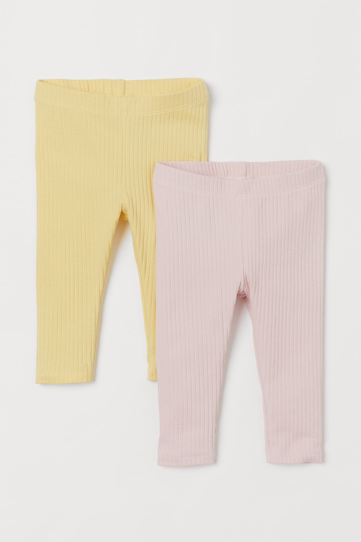 Dva para helanki - Light yellow/Light pink - Kids | H&M RS