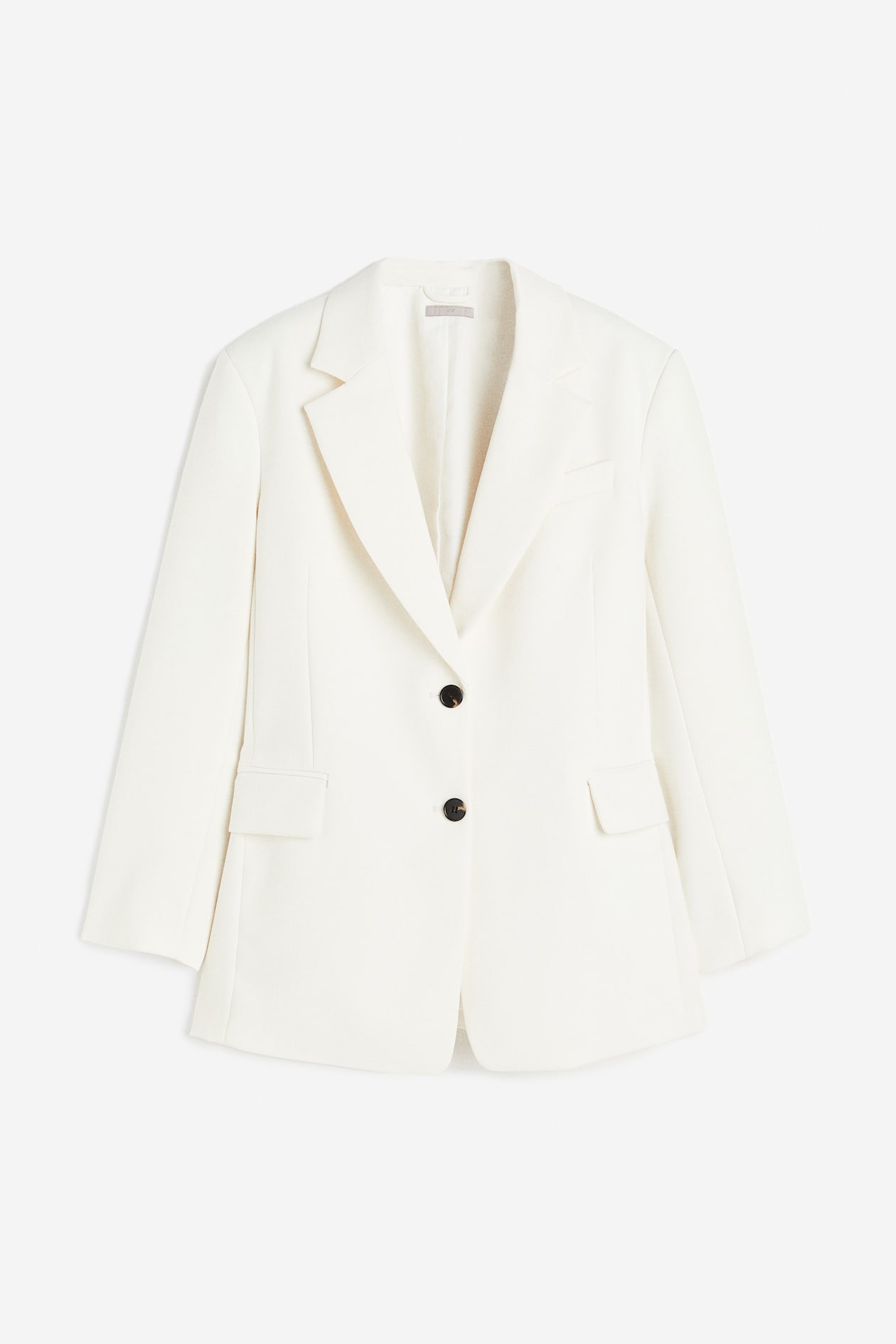 Oversized blazer i twill - Hvit - DAME | H&M NO