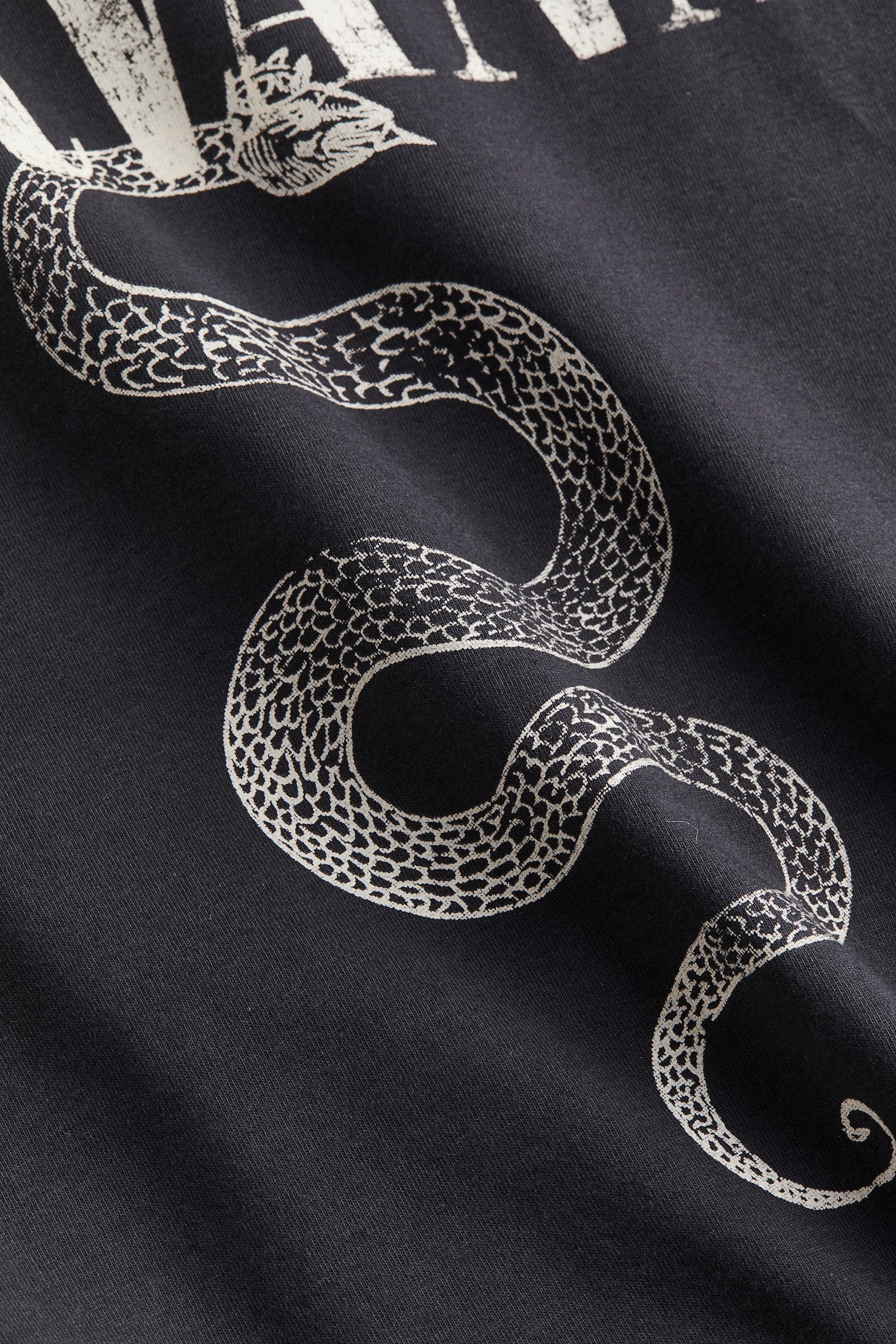 Oversized printed T-shirt - Dark grey/Nirvana - Ladies | H&M GB